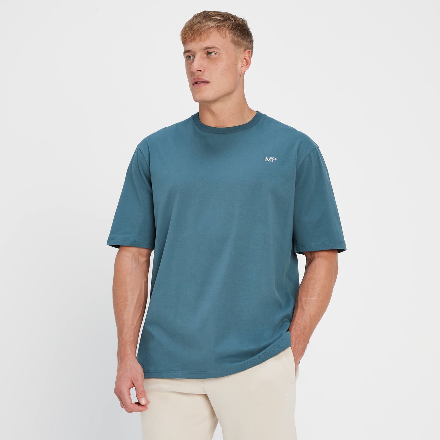 T Shirt Oversize MP Rest Day Da Uomo Smoke Blue MYPROTEIN