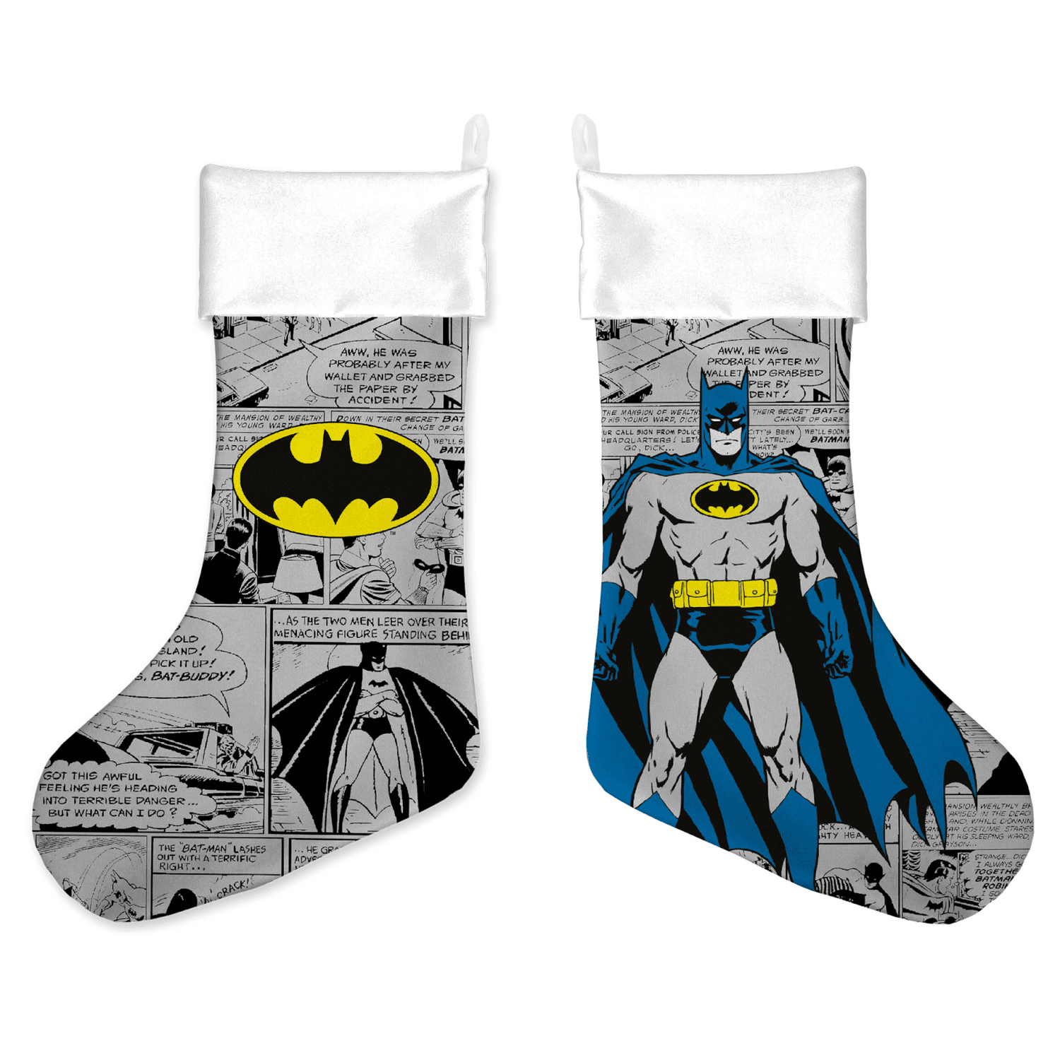 Batman Comic Christmas Stocking Homeware Zavvi UK