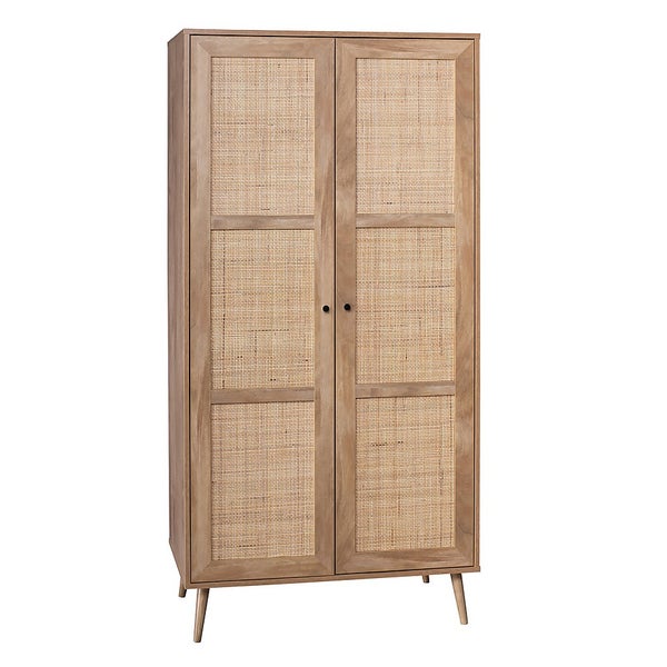 Kubu Rattan Wardrobe Homebase
