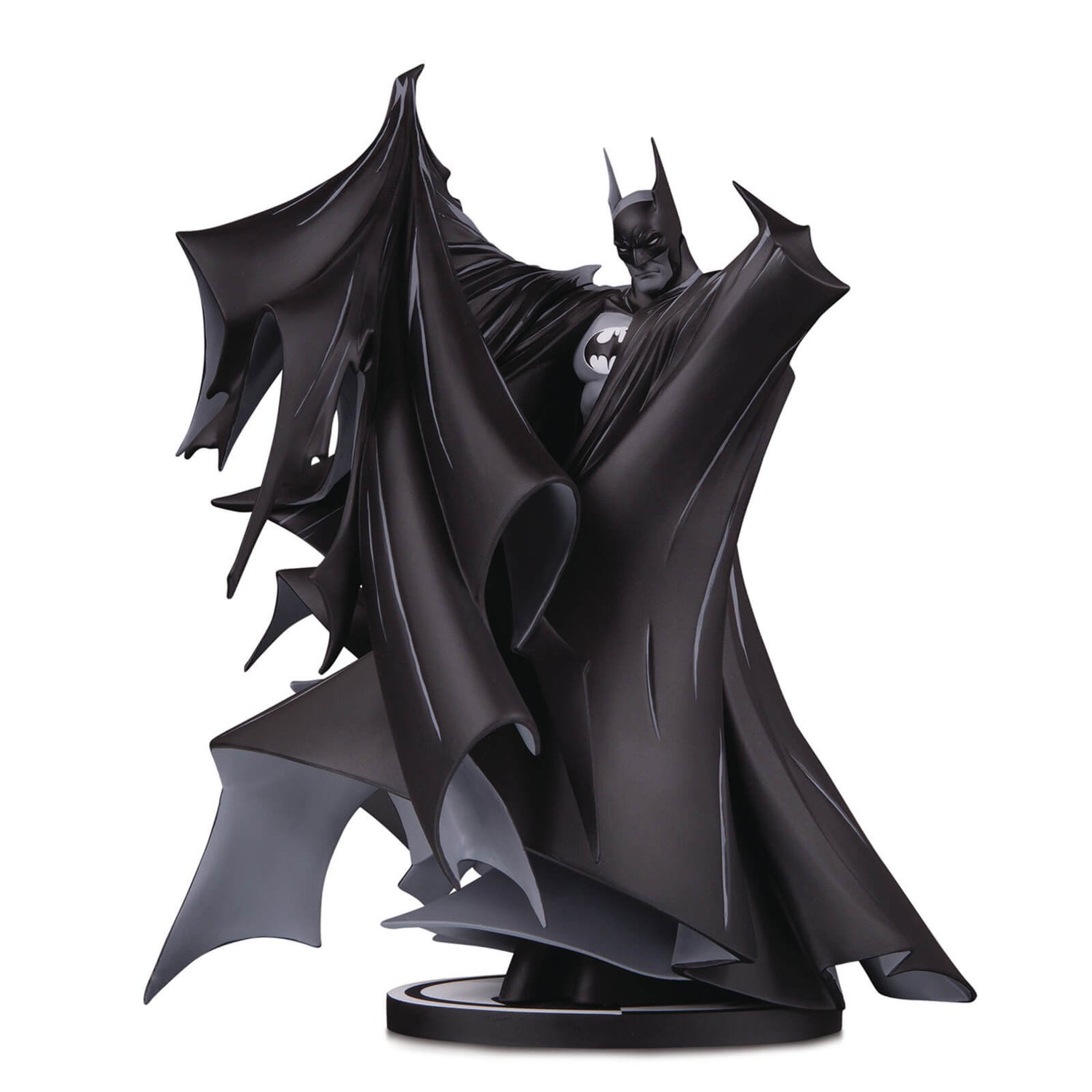 DC Collectibles DC Comics Batman Black and White Deluxe Statue by Todd McFarlane Merchandise Zavvi UK