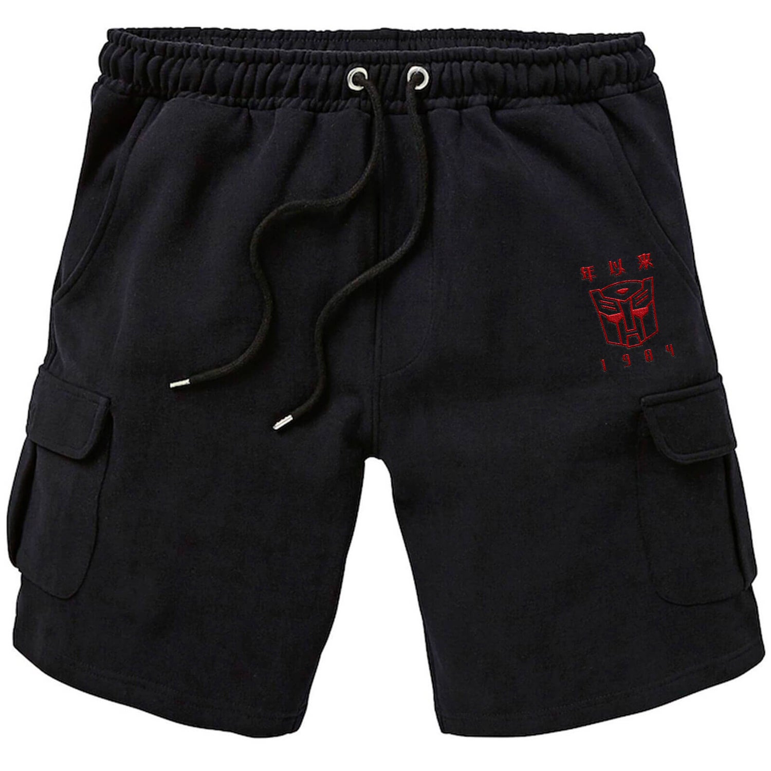 Transformers Autobots Embroidered Unisex Cargo Shorts Black Clothing Zavvi Australia