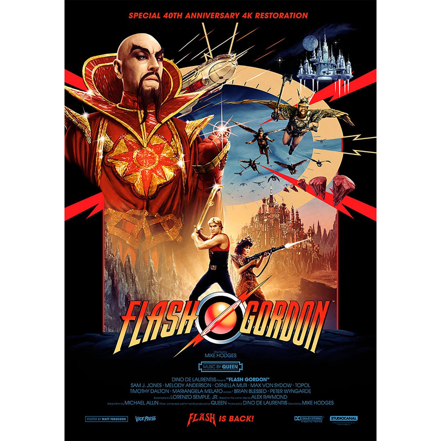 flash gordon quad poster