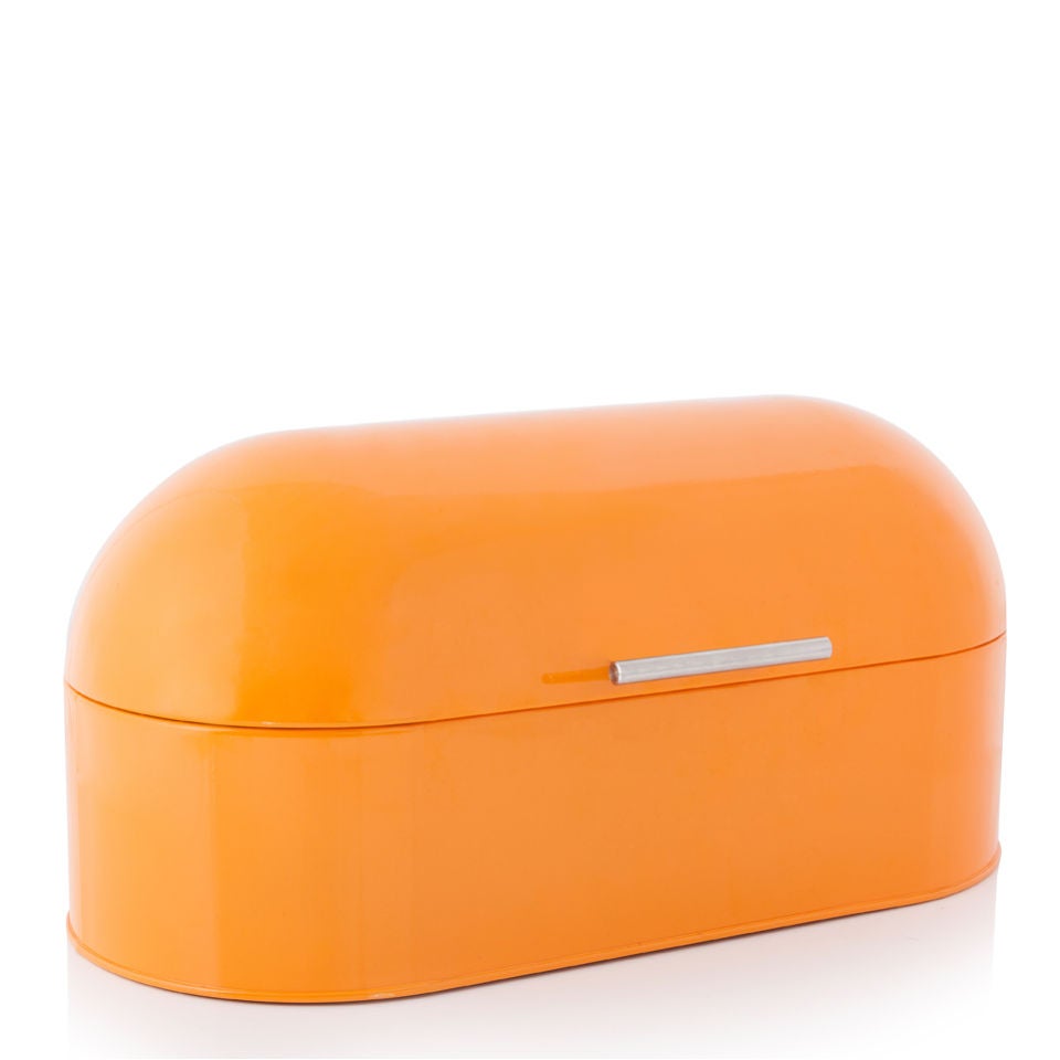burnt orange bread bin