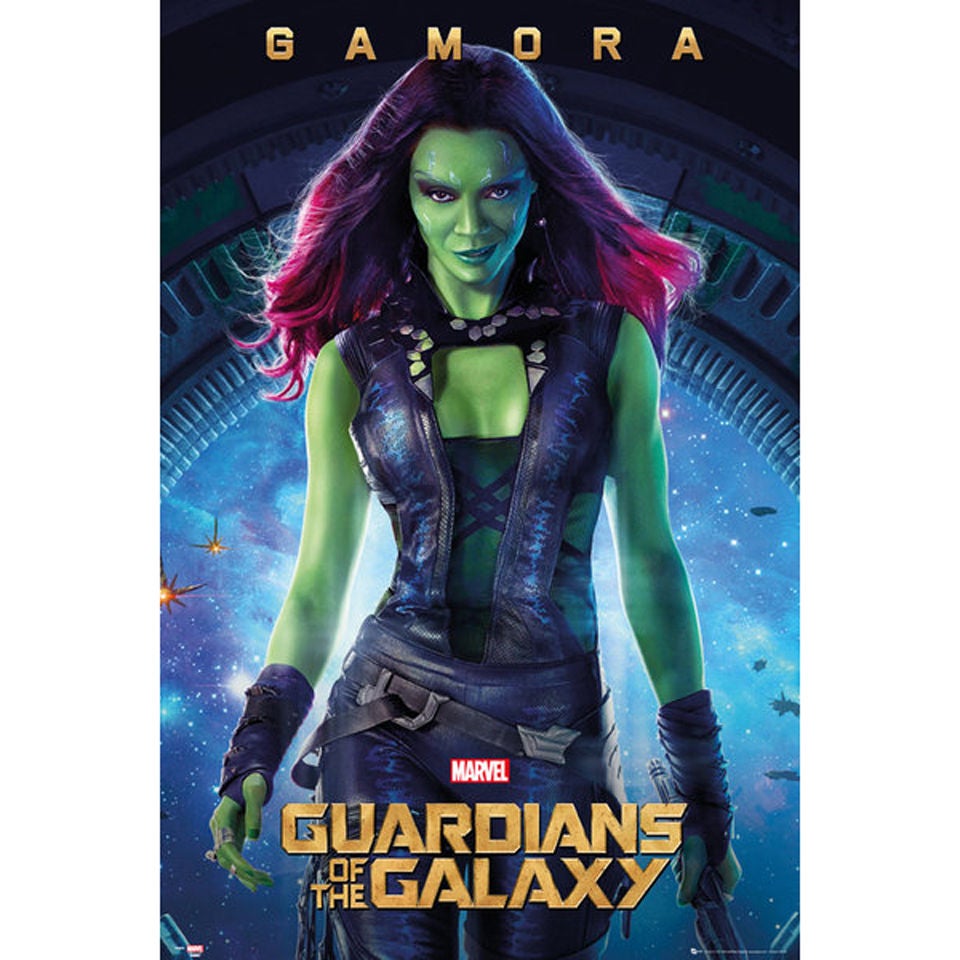 Gamora Guardians Of The Galaxy Poster