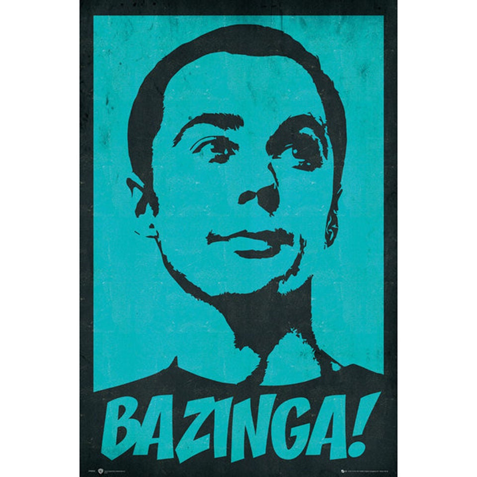 Sheldon Bazinga Poster