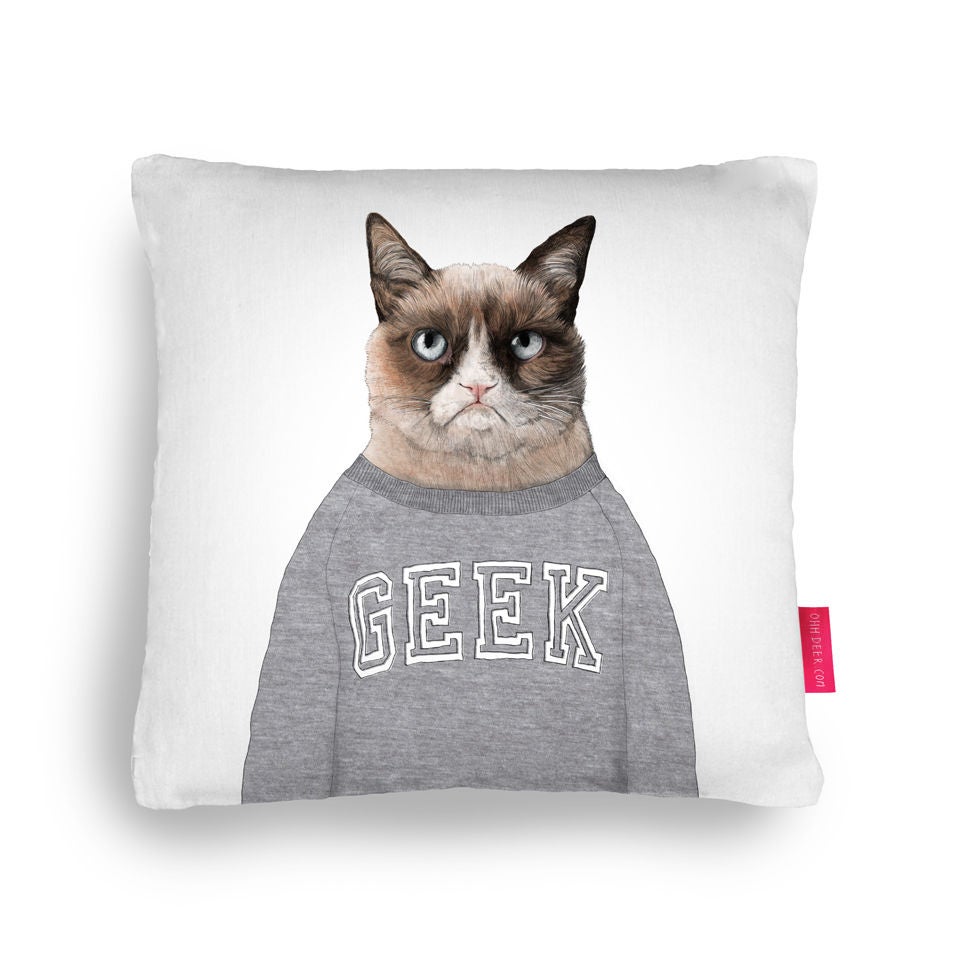 grumpy cat cushion