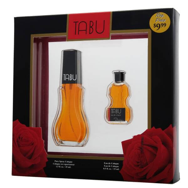 Dana - Tabu Gift Set (15ml Eau de Cologne with 45ml Pure Cologne Spray ...