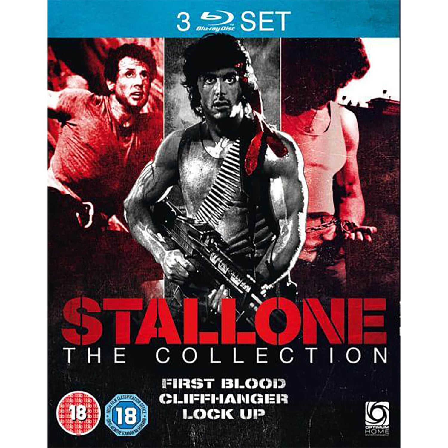 Stallone Triple (First Blood / Cliffhanger / Lock Up) Blu-ray - Zavvi UK