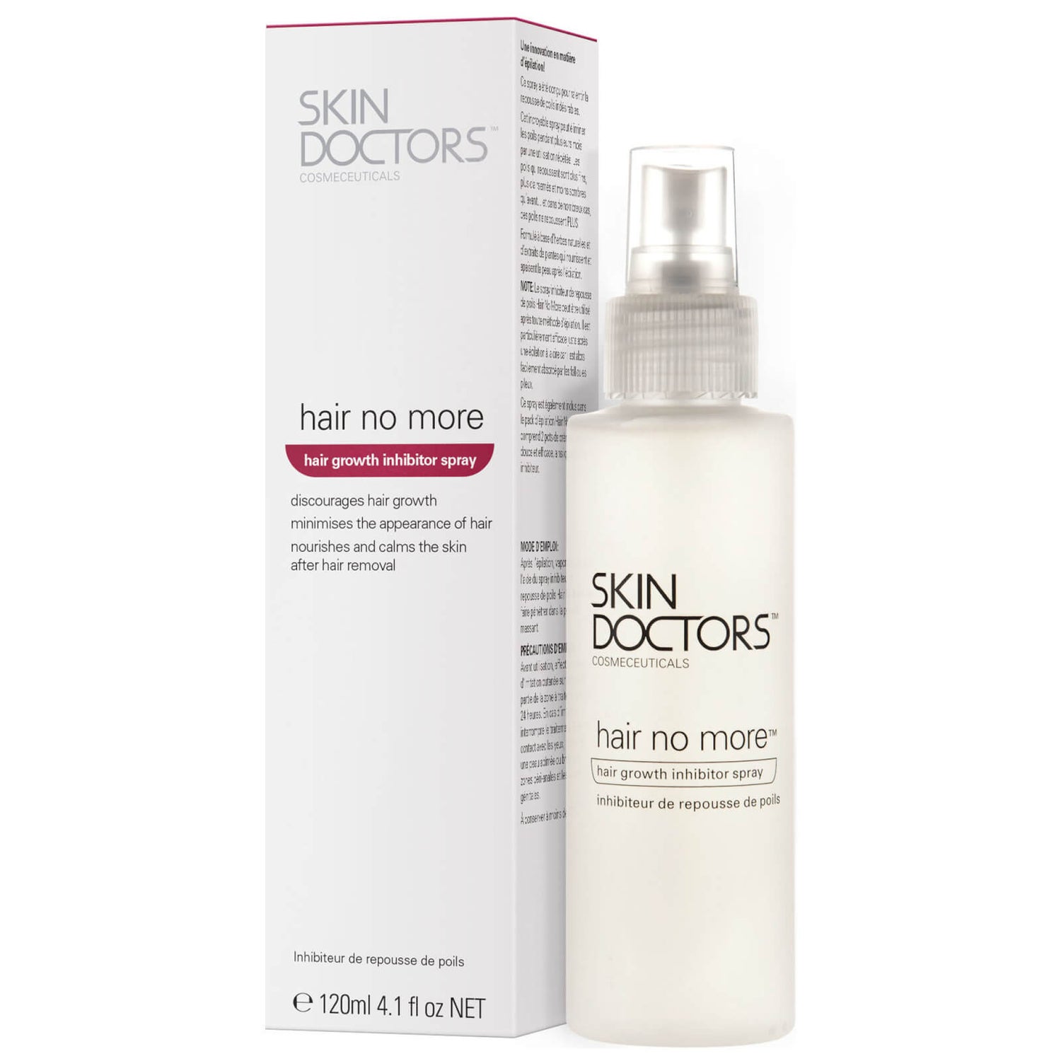 Skin Doctors Hair No More Inhibitor Spray (120ml) Health & Beauty ...