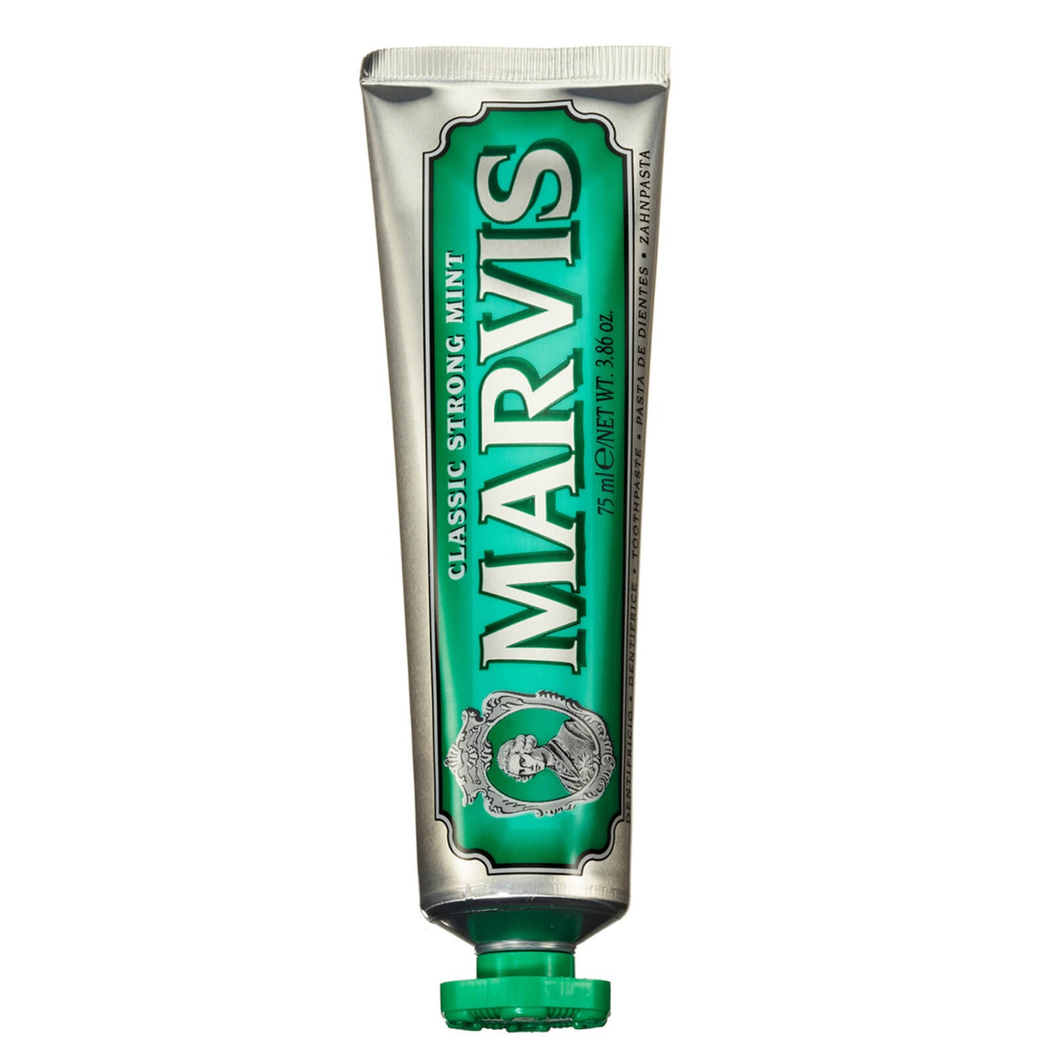Marvis Classic Strong Mint Toothpaste 75ml - LOOKFANTASTIC