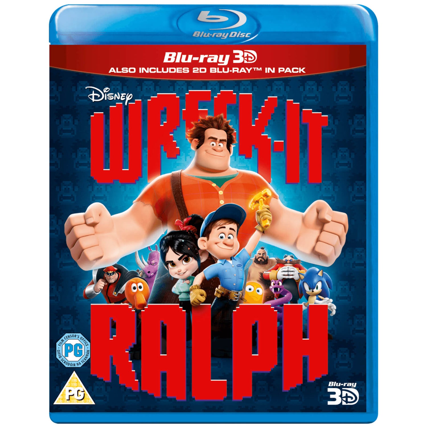 Wreck-It Ralph 3D (Includes 2D Version) Blu-ray - Zavvi US