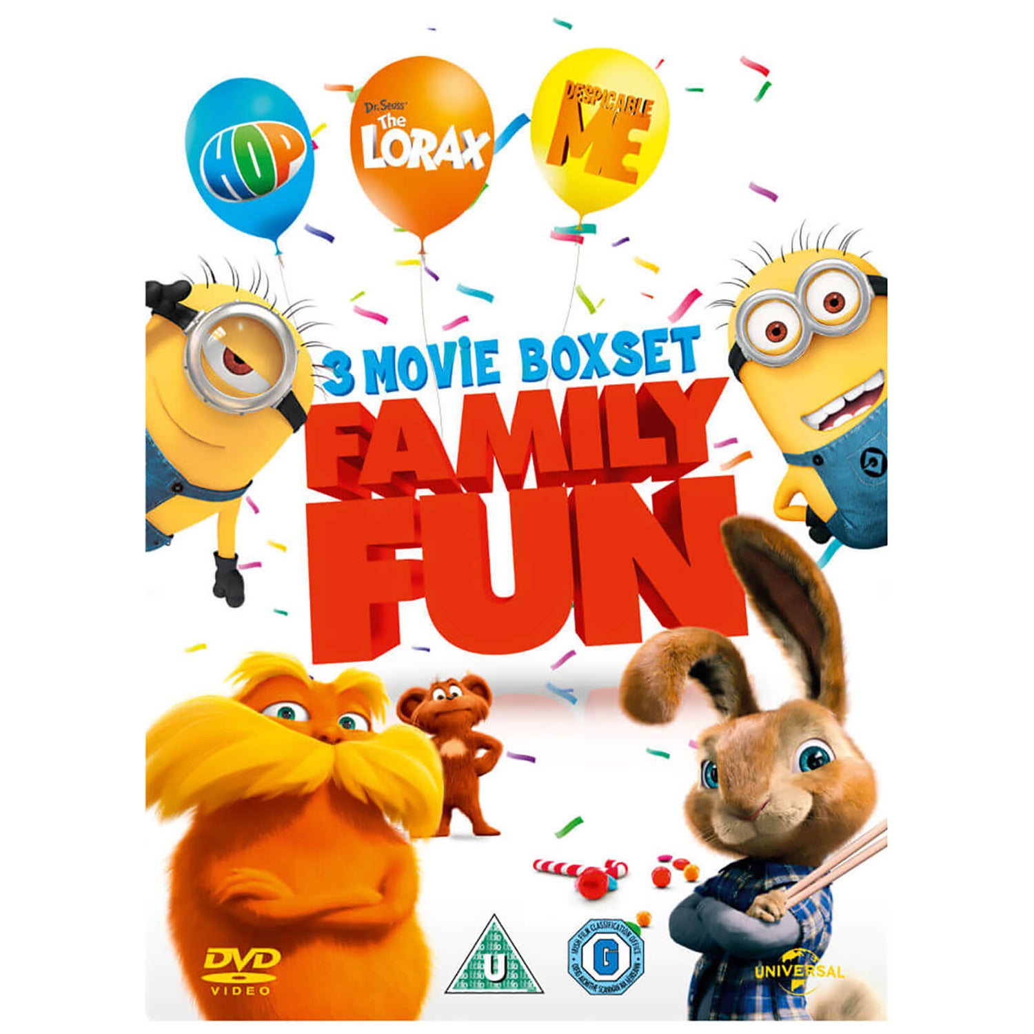 Hop / Despicable Me / Dr. Seuss' The Lorax | Exante UK