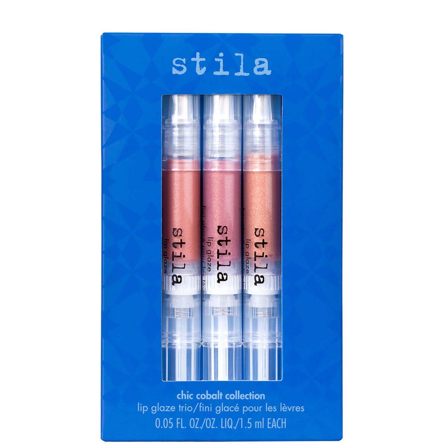 Stila Lip Glaze Trio Chic Cobalt Collection - LOOKFANTASTIC