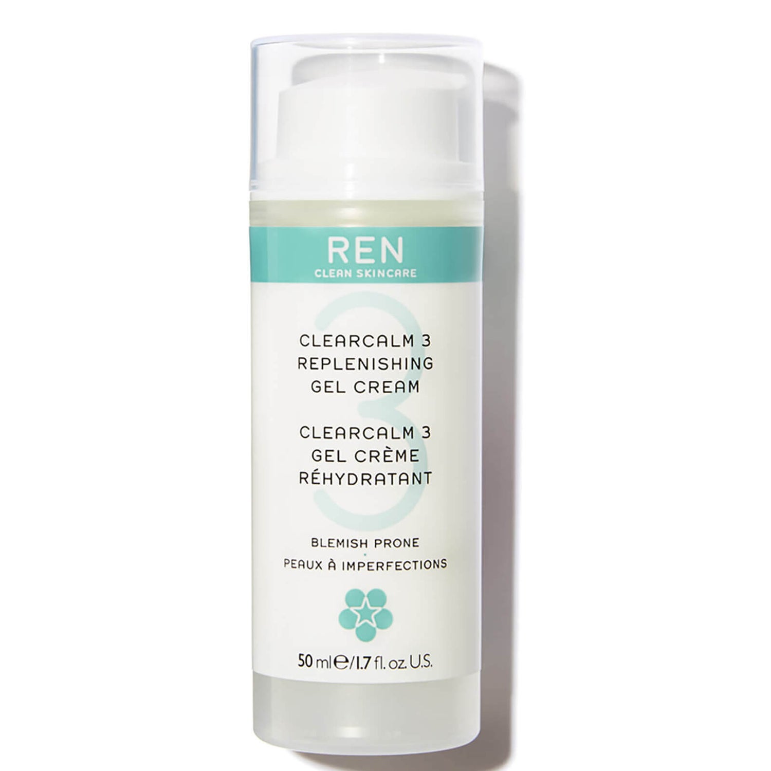 REN Clean Skincare Clearcalm 3 Replenishing Gel Cream 50ml | HQ Hair