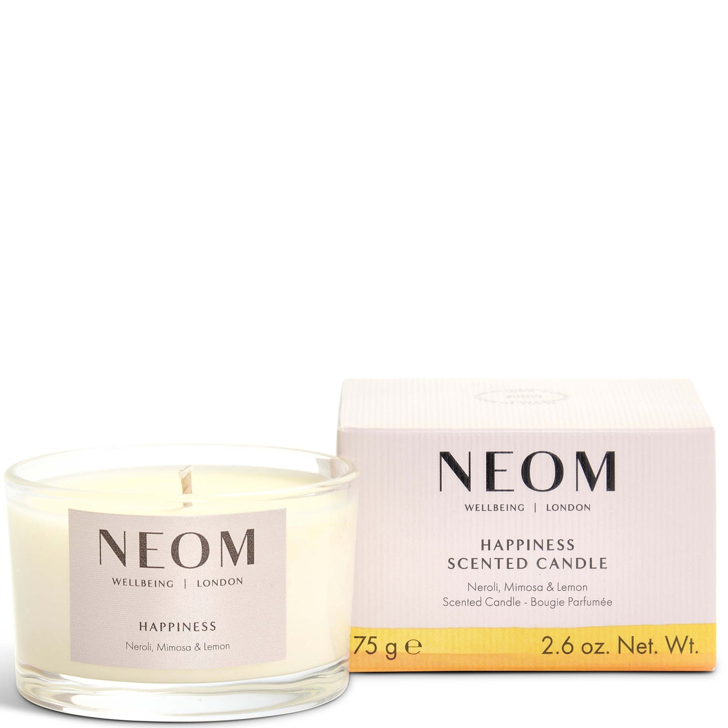 NEOM Happiness Scented Travel Candle | Buy Online | Mankind