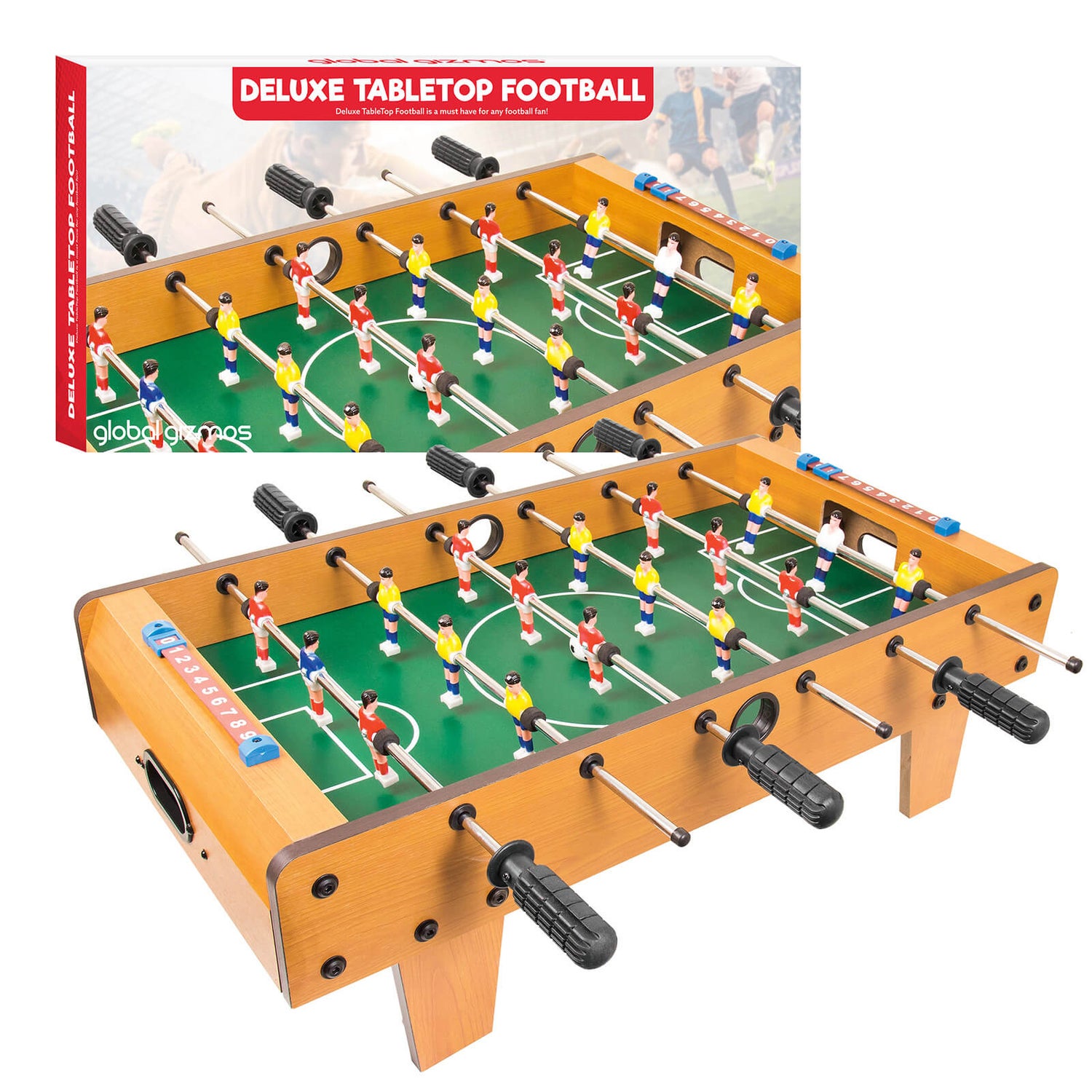 Deluxe Table Top Football Unique Gifts - Zavvi UK