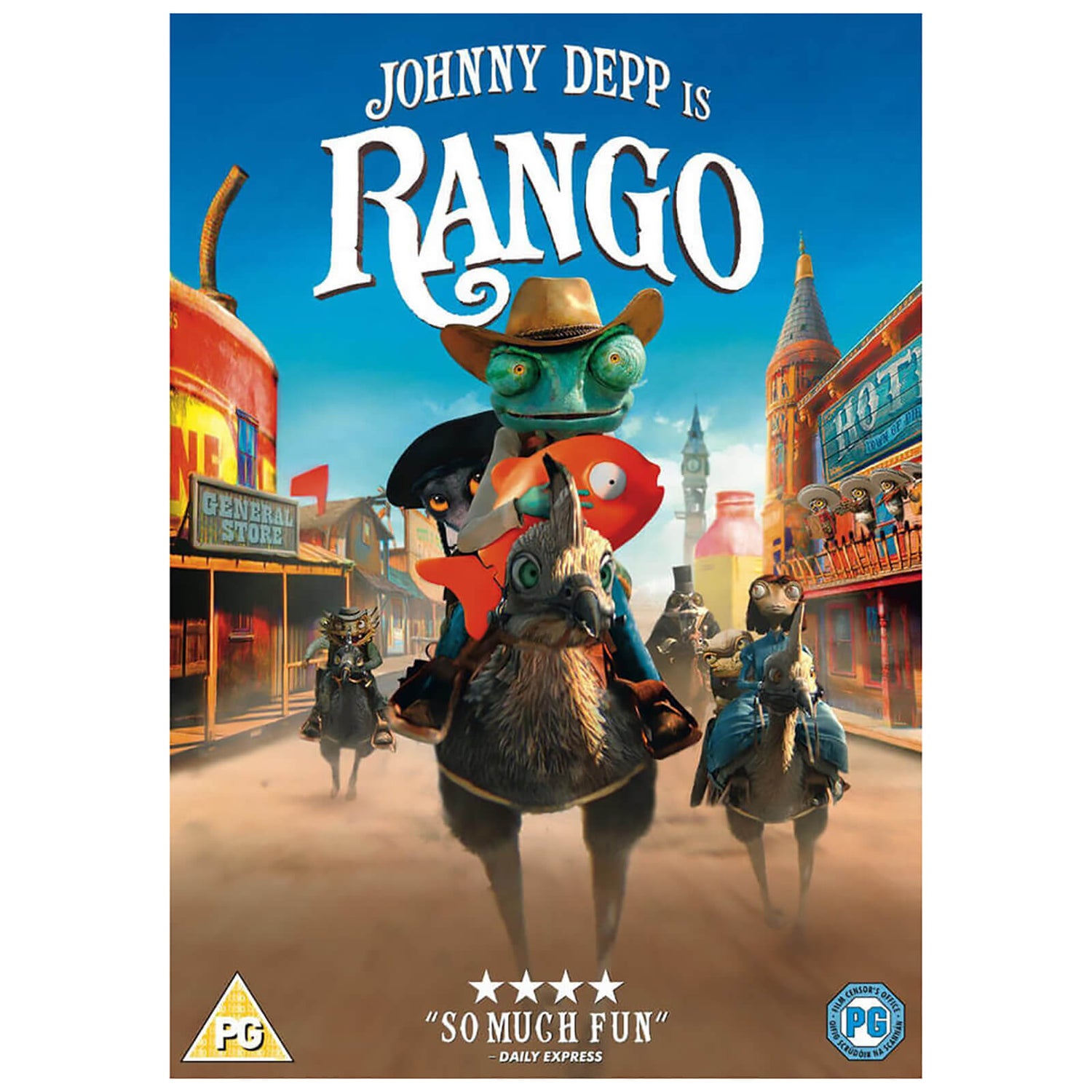 Rango Dvd Cover Rango / Charlotte's Web / Barnyard : RANGO