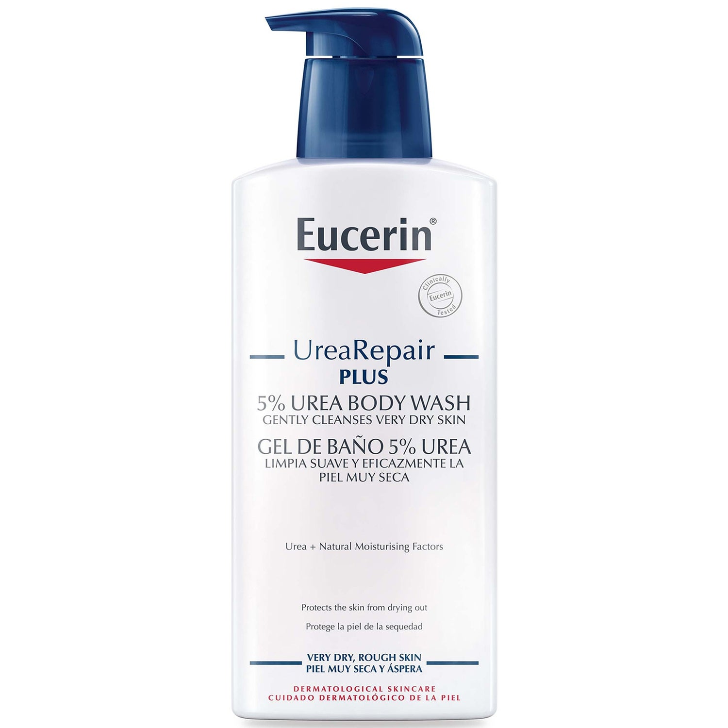 Eucerin® Dry Skin Replenishing Body Wash 5% Urea Plus Lactate (400ml ...