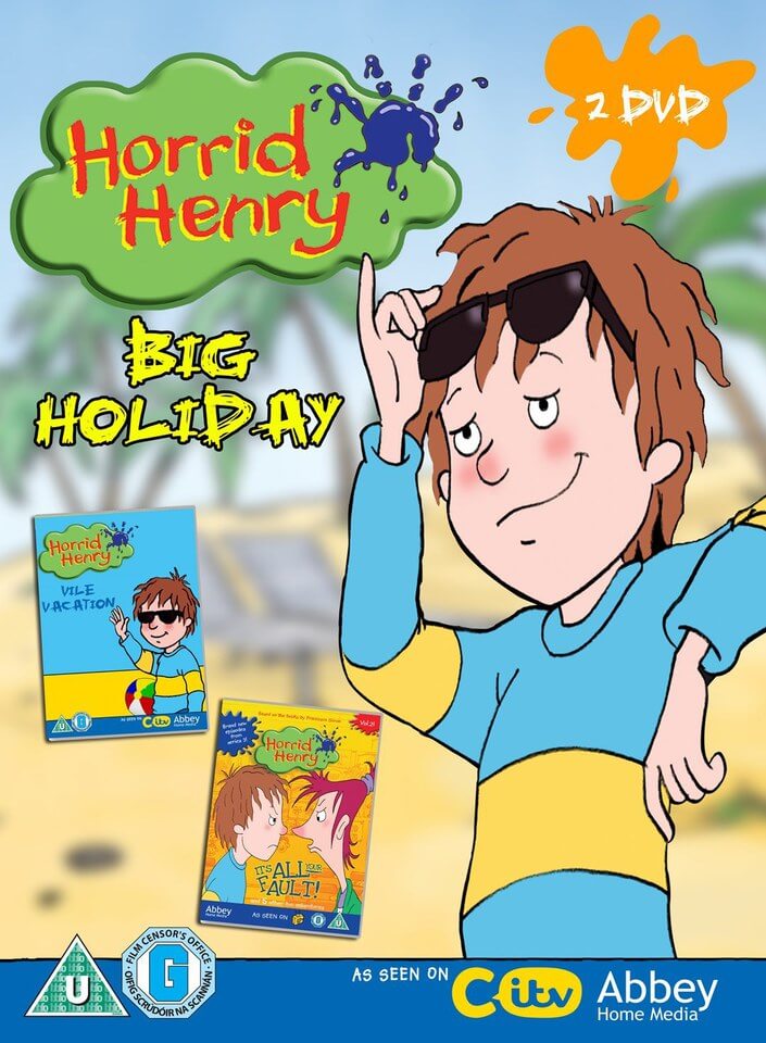 Horrid Henry's Big Holiday - Double Pack DVD - Zavvi UK