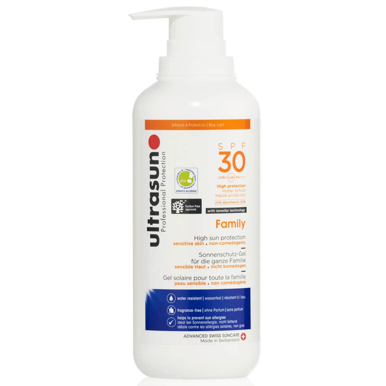 Ultrasun 30 SPF Family (400ml) - GRATIS levering
