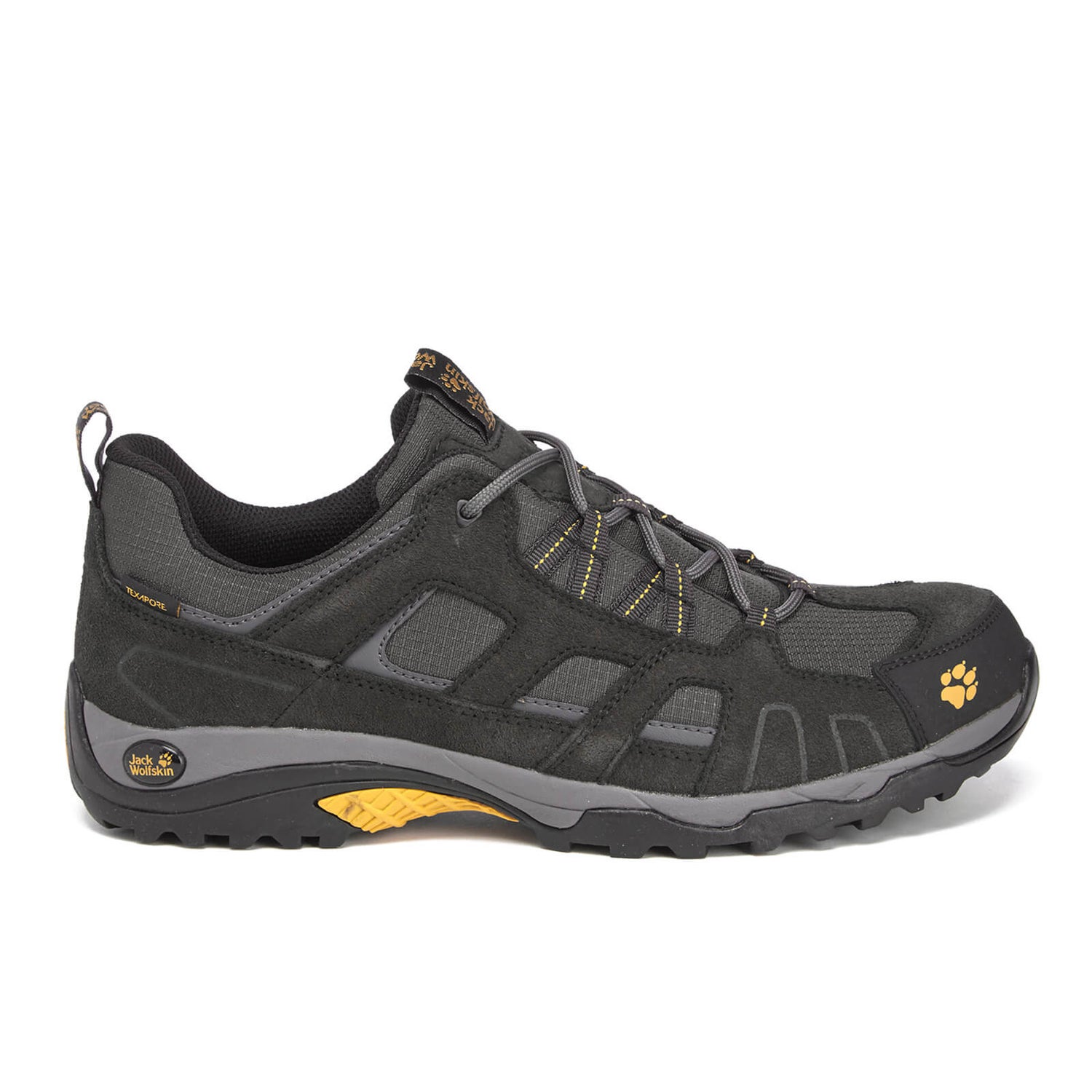 Jack Wolfskin Men's Vojo Hike Texapore Walking Shoes - Burly Yellow ...