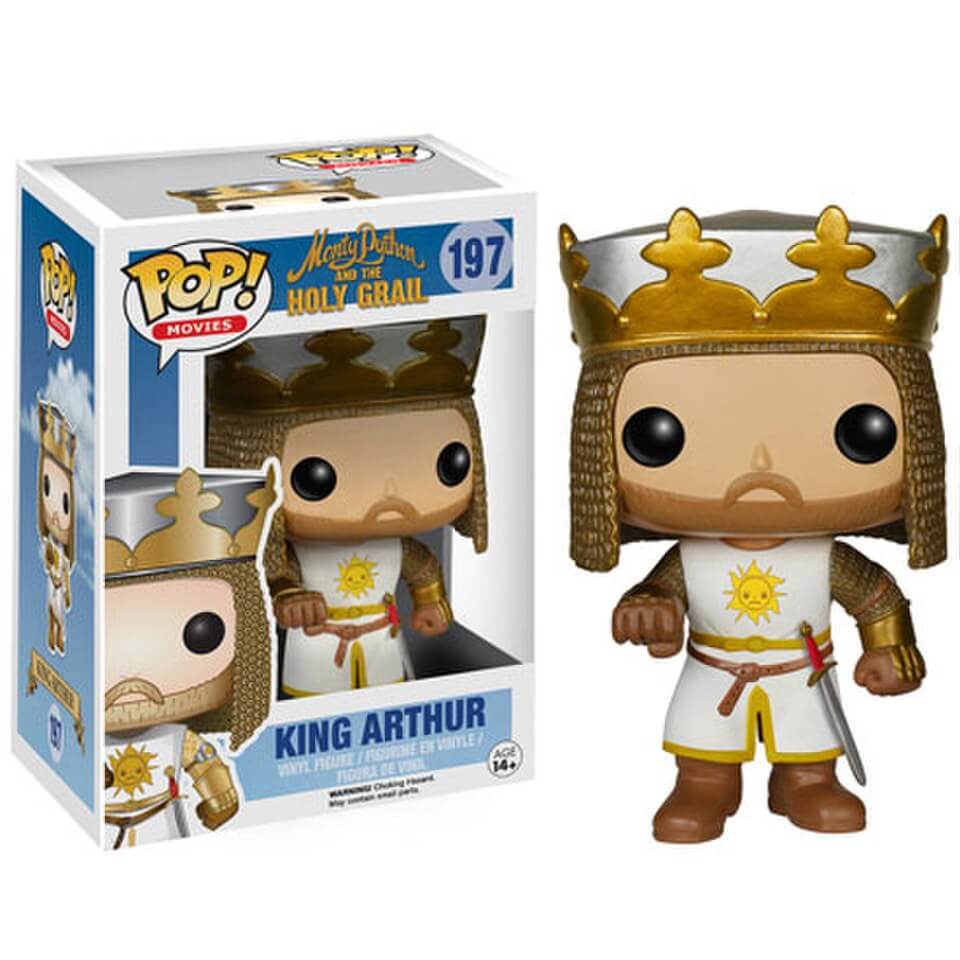 Monty Python and the Holy Grail King Arthur Pop Vinyl Figure Merchandise Zavvi UK