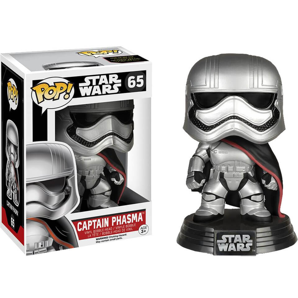 Star Wars The Force Awakens Captain Phasma Pop! Vinyl Figure ...