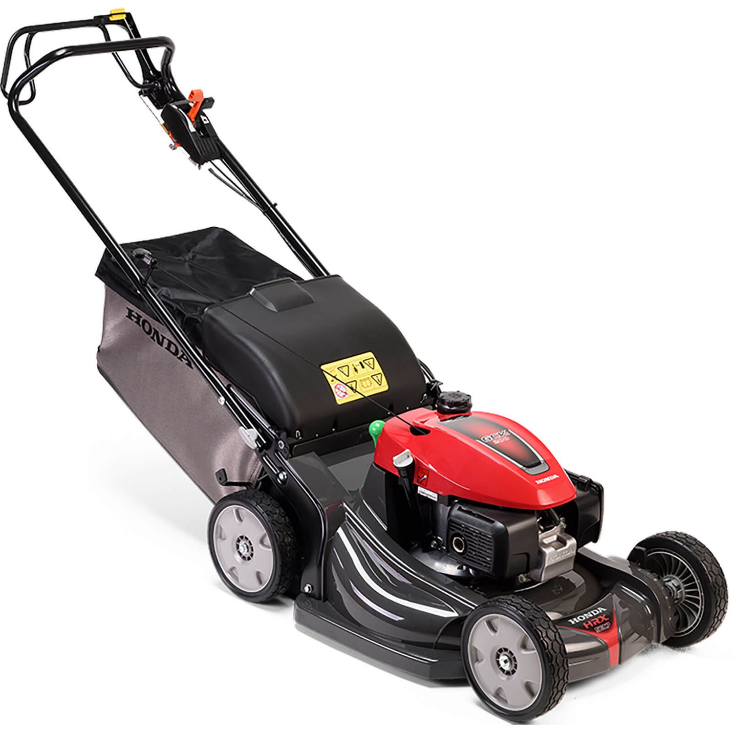 HRX 476 HY Self-propelled Petrol Lawn Mower with Mulching & Roto Stop ...