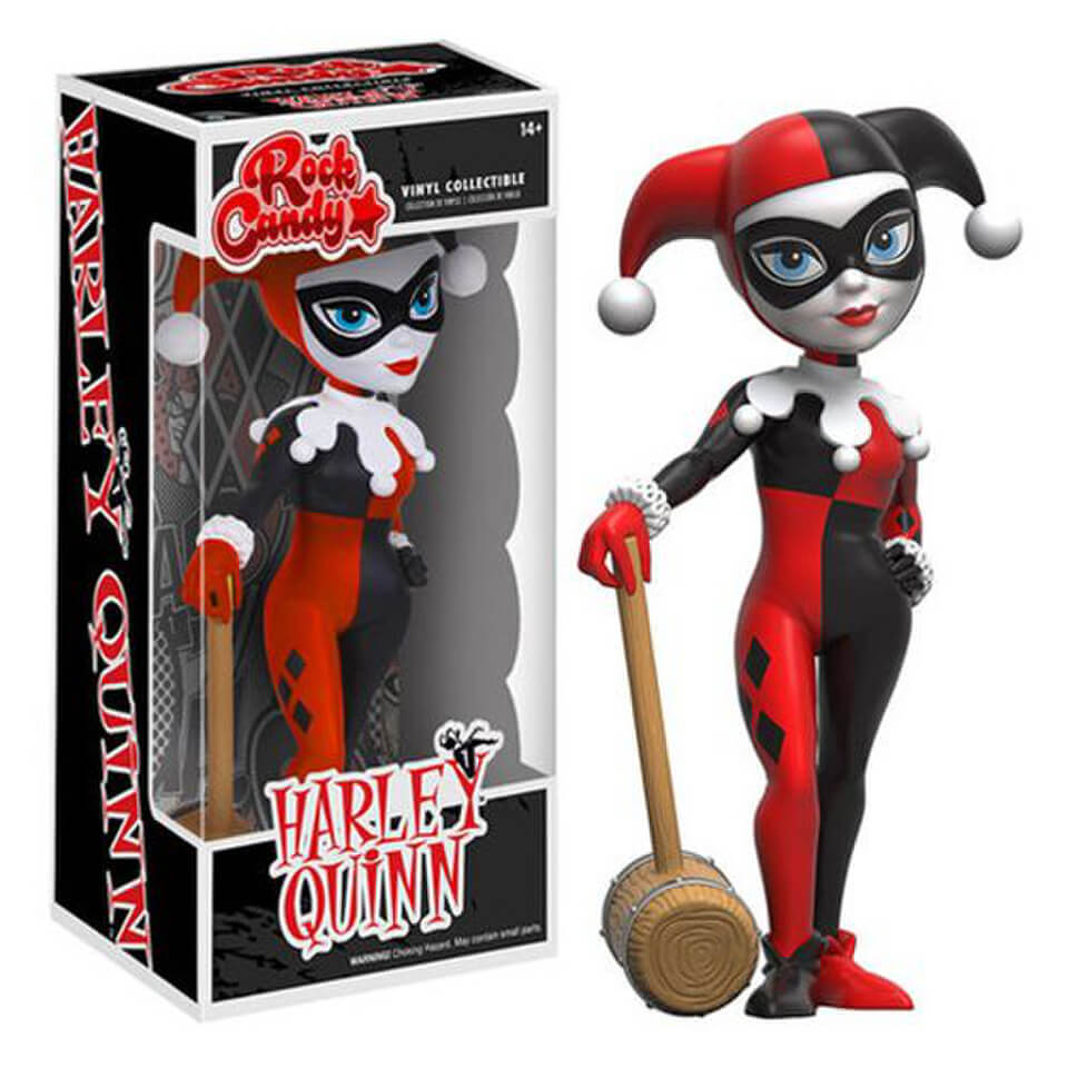 DC Comics Batman Harley Quinn Classic Version Rock Candy Vinyl Figure ...