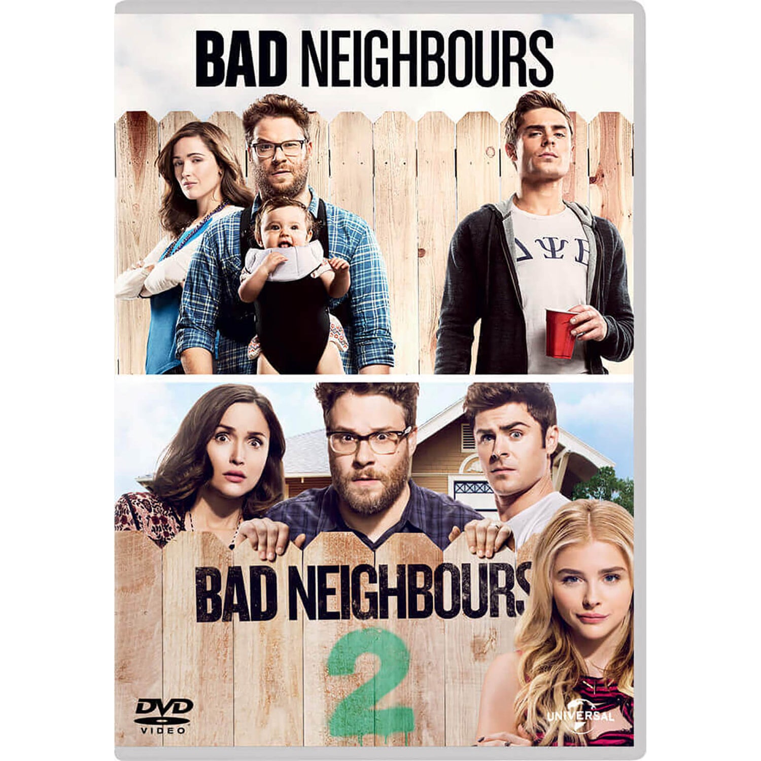Bad Neighbours/Bad Neighbours 2 DVD - Zavvi UK