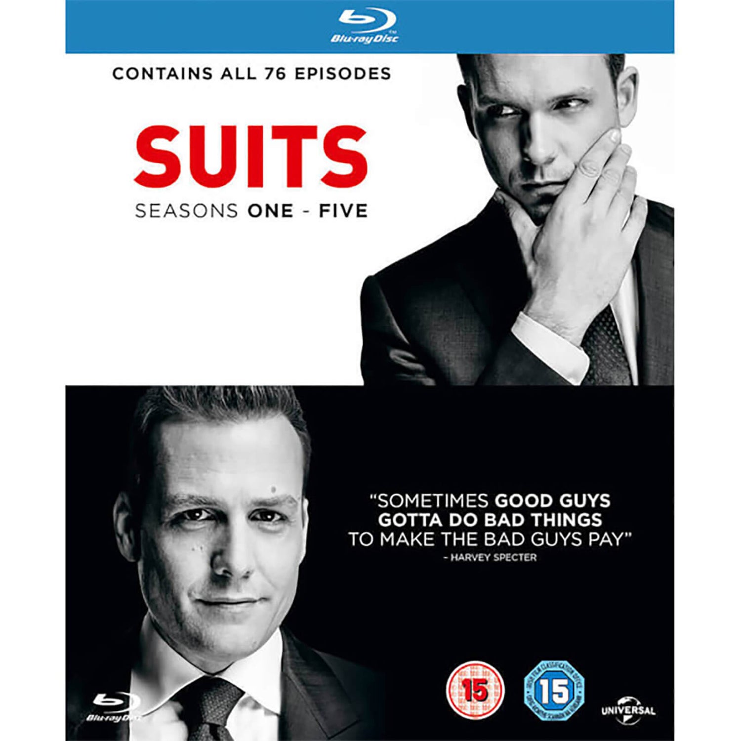 Suits - Series 1-5 Blu-ray | Zavvi Australia