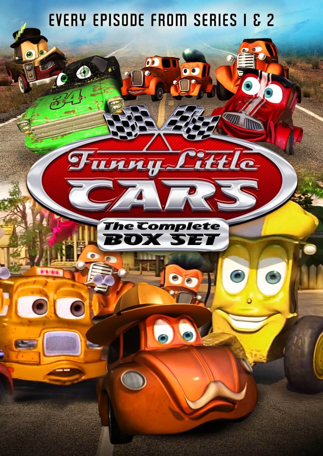 Funny Little Cars - Volume 1 & 2 DVD - Zavvi UK