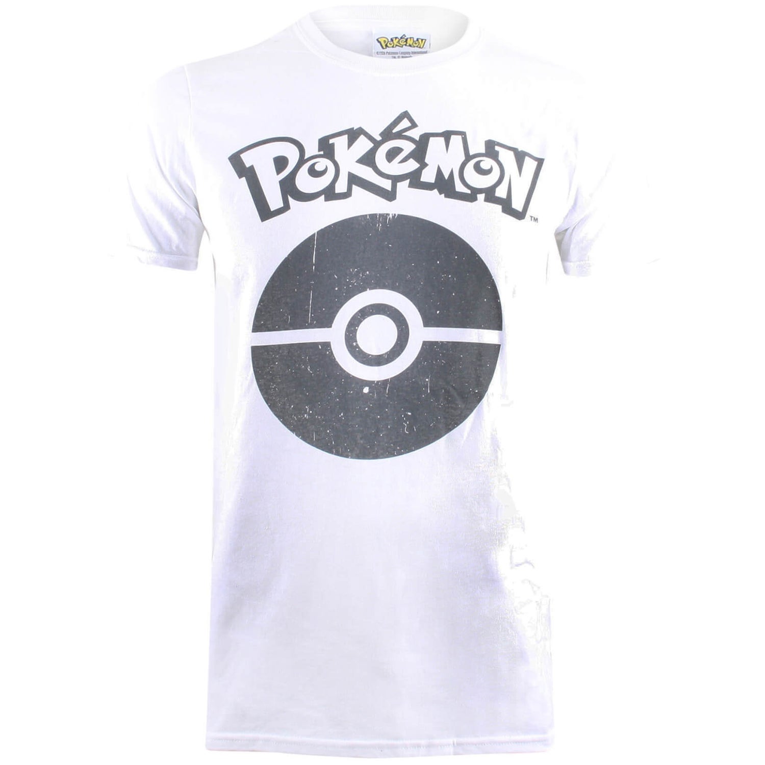 Pokemon Men's Pokeball Symbol T-Shirt - White Merchandise - Zavvi UK