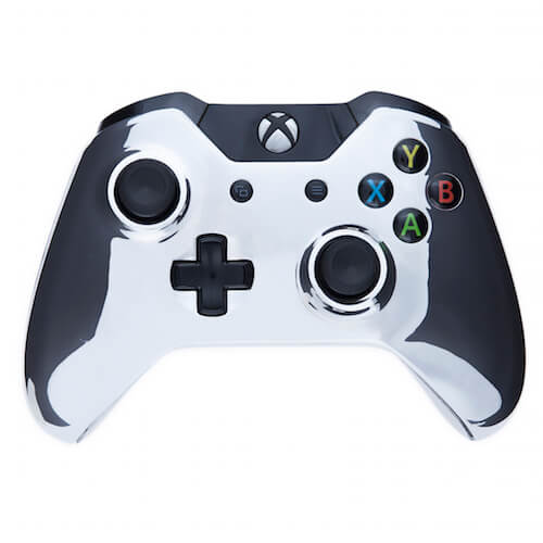 Custom Controllers Xbox One Controller - Chrome Silver Edition Games ...