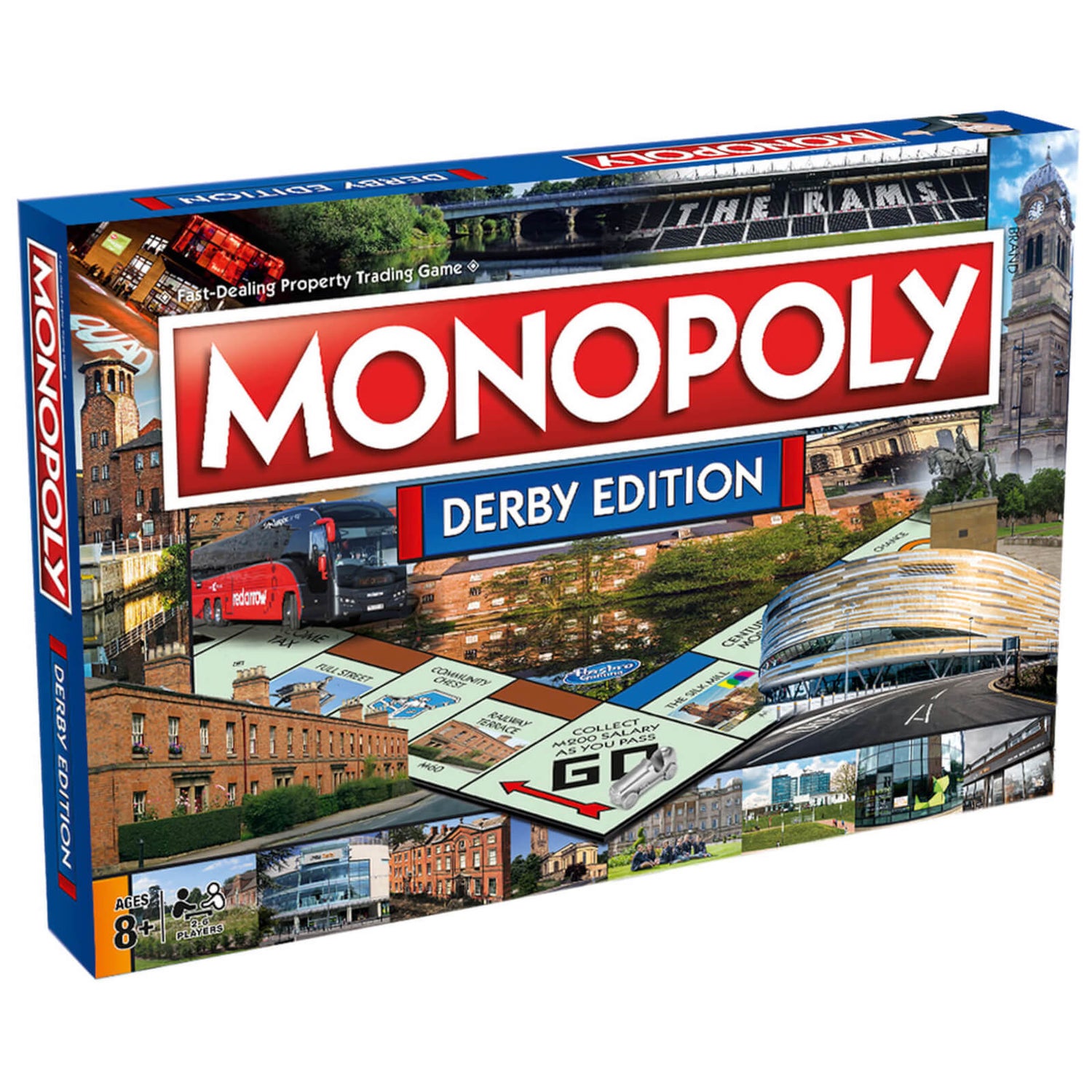 Monopoly Board Game - Derby Edition - IWOOT UK