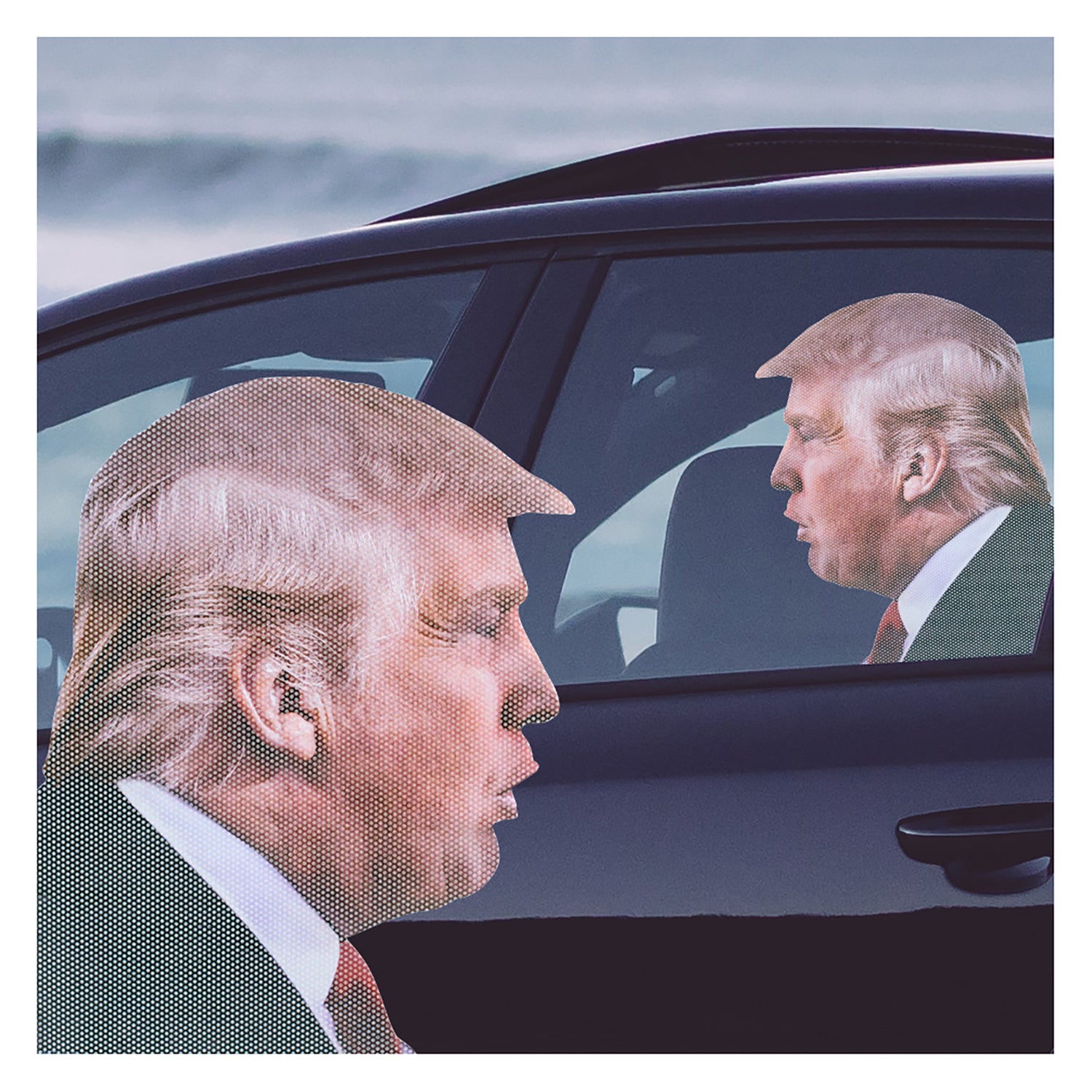 Ride With Car Stickers - Trump - IWOOT UK