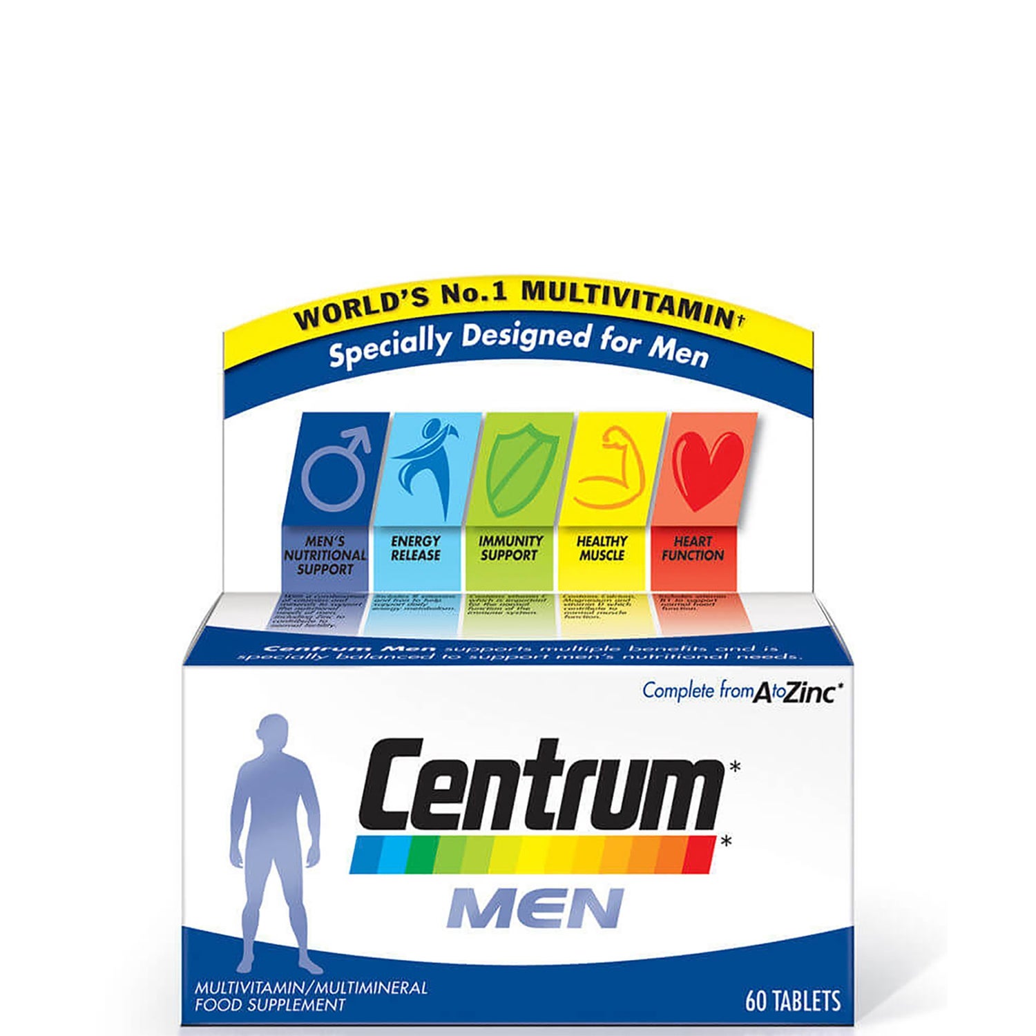Centrum Men Multivitamin Tablets - (60 Tablets) | Buy Online | Mankind