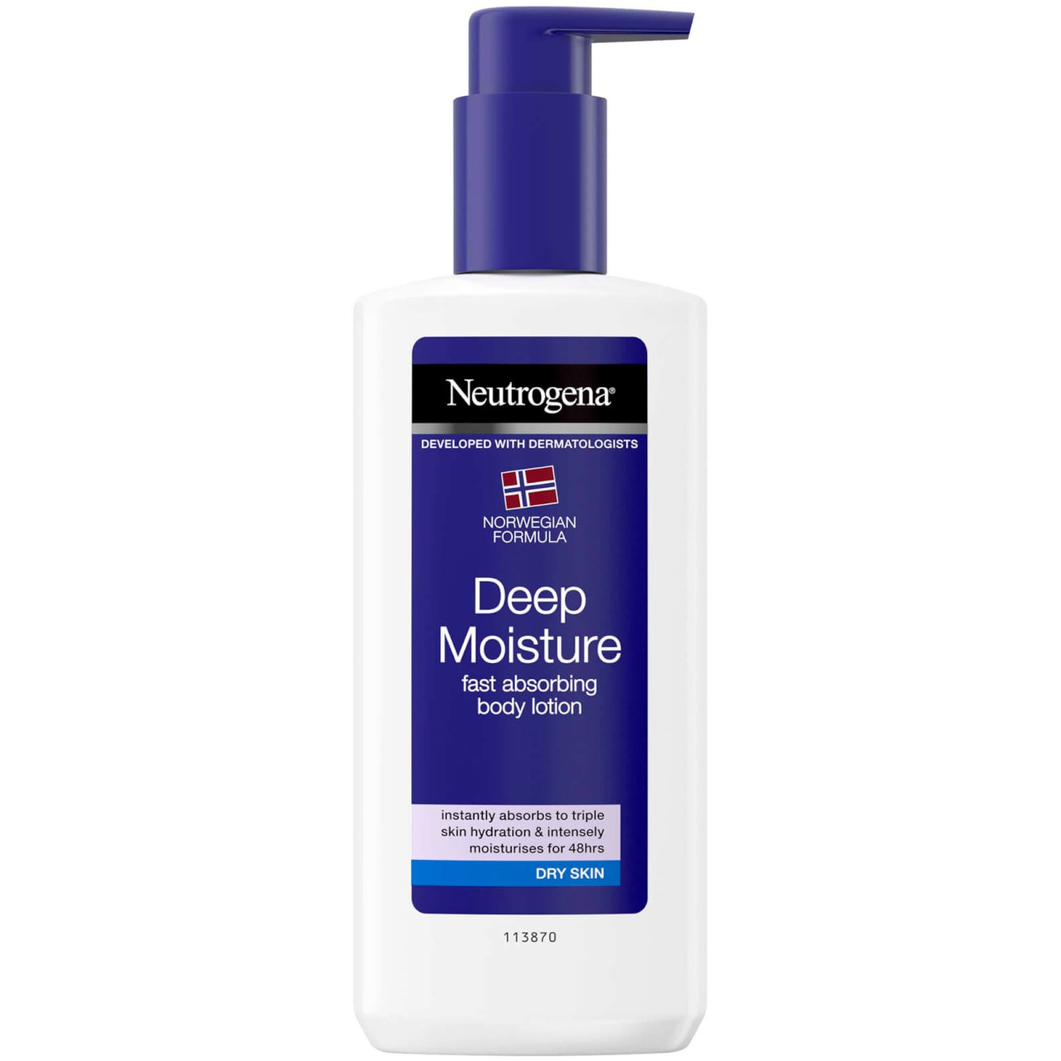 Neutrogena Norwegian Formula Deep Moisture Body Lotion for Dry Skin ...