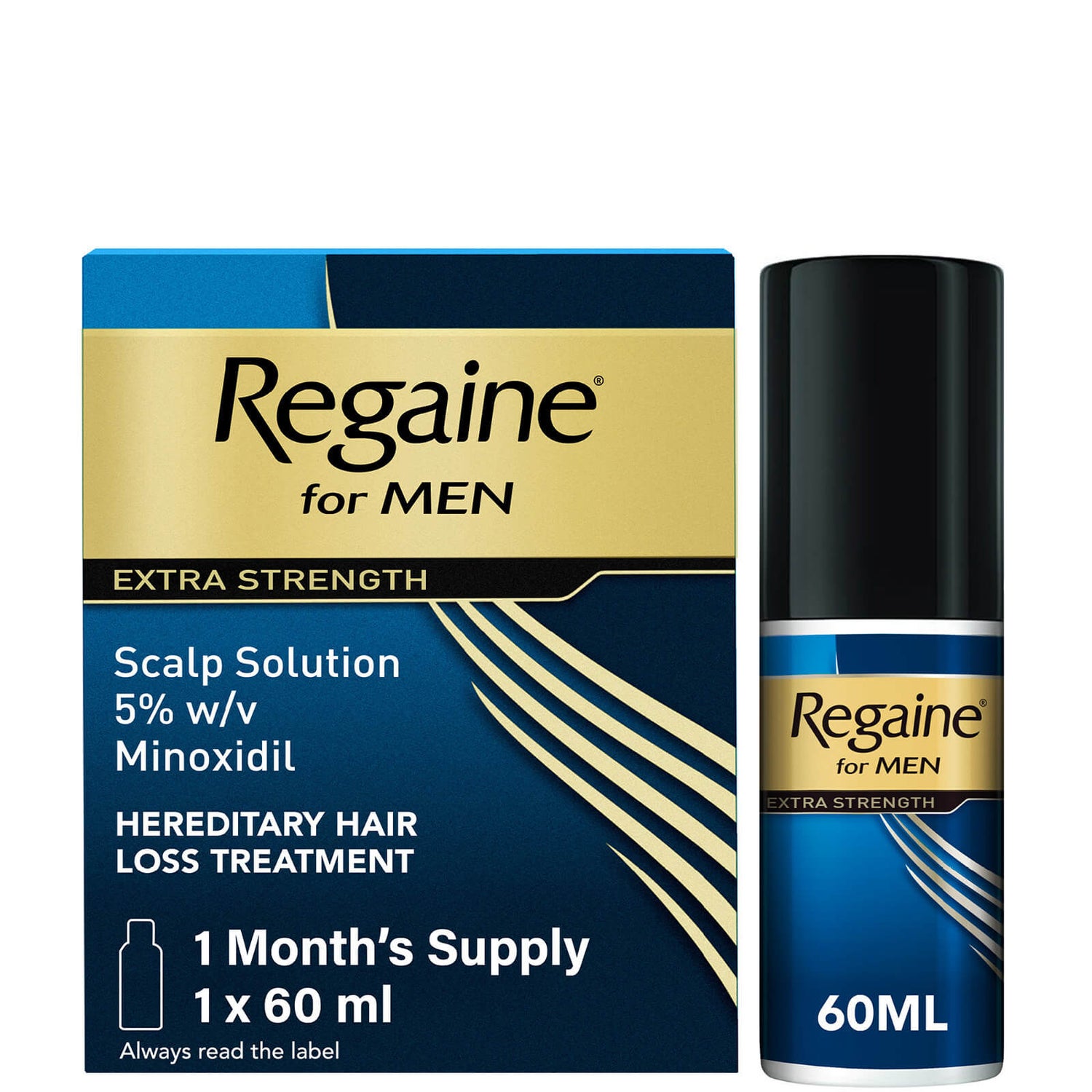 Regaine Men's Extra Strength Hair Loss and Hair Regrowth Solution 60ml ...