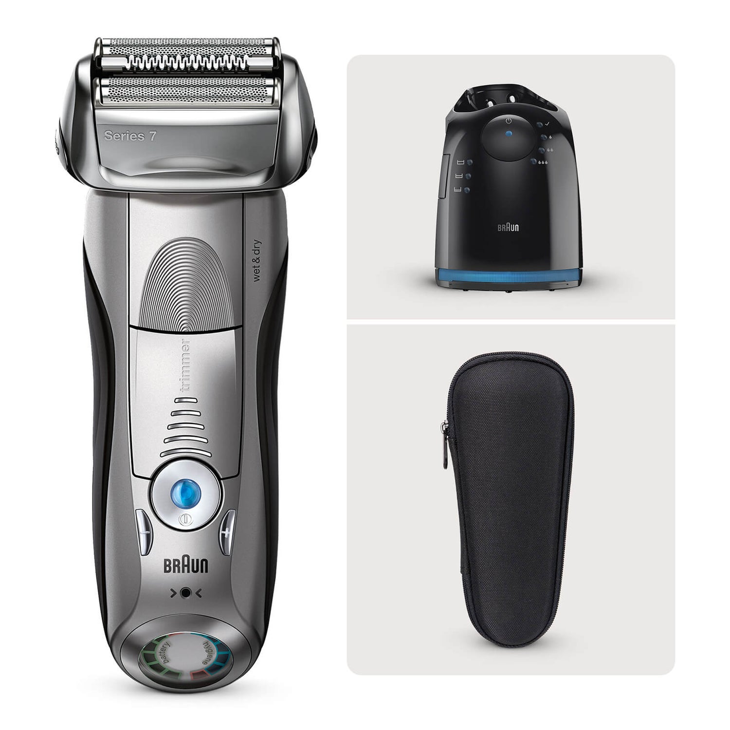 Braun Series 7 7898Cc Wet and Dry Electric Shaver | TheHut.com