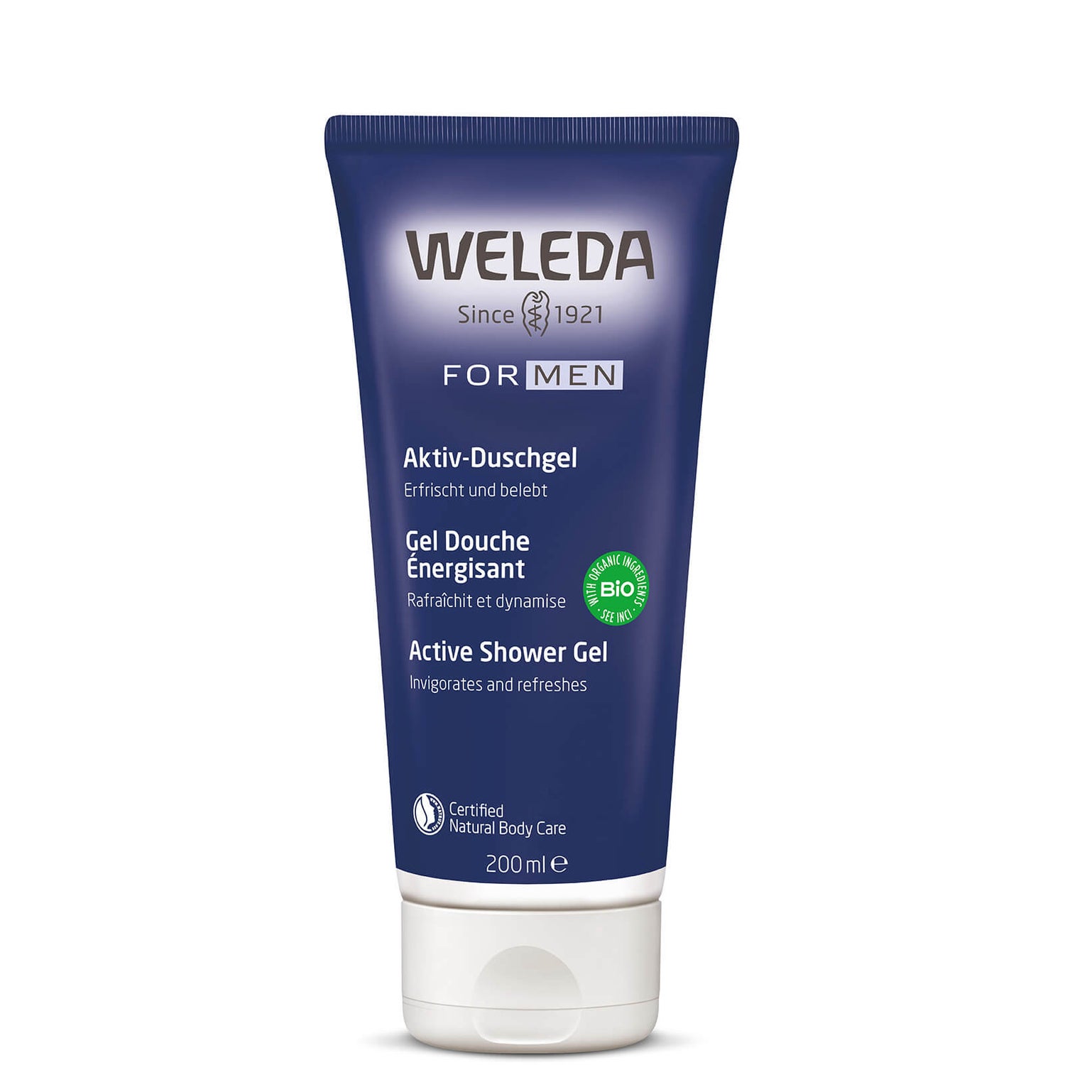 Weleda Men Active Fresh Shower Gel 200ml - LOOKFANTASTIC