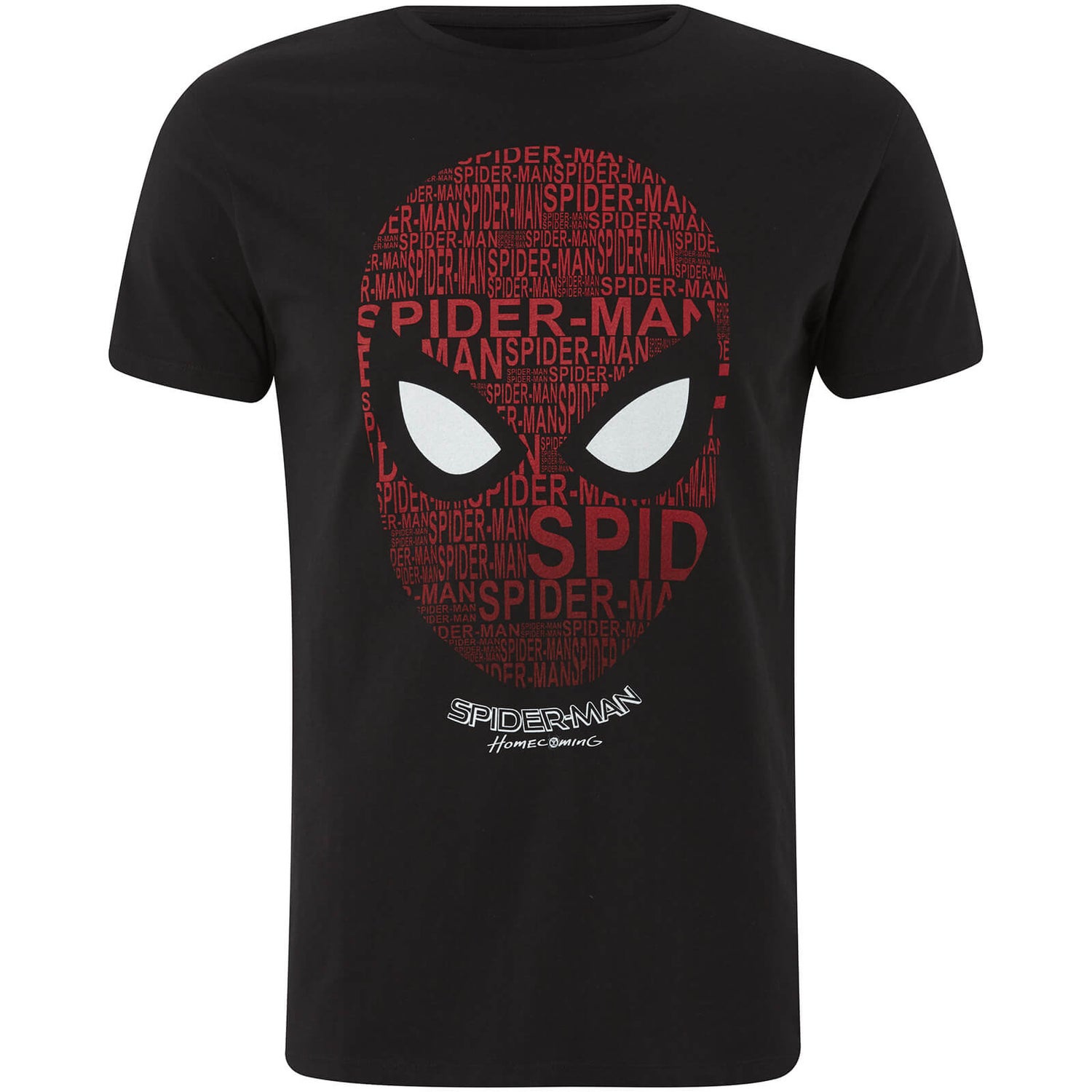 Marvel Spider-Man Men's Spider Head T-Shirt - Black Merchandise - Zavvi UK