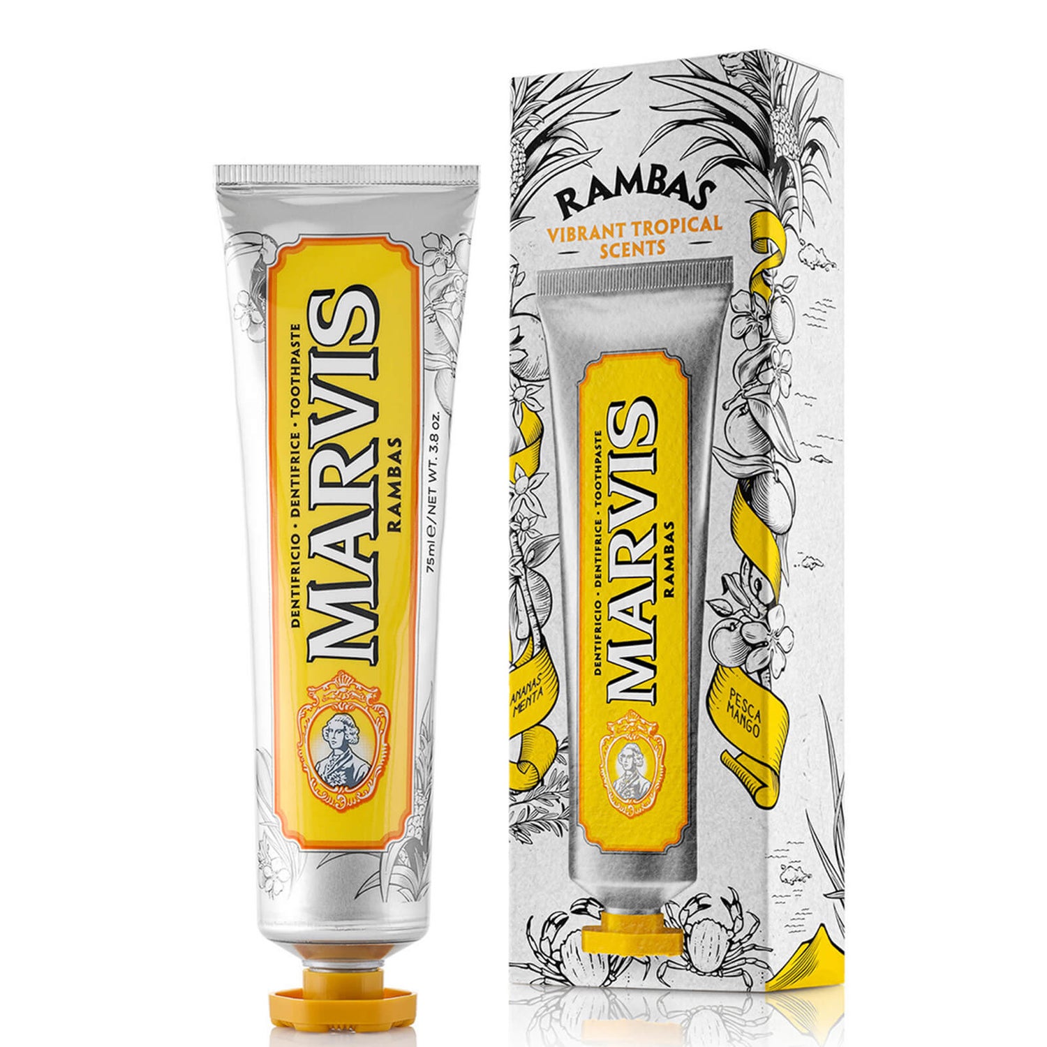 Marvis Rambas Wonders of the World Toothpaste 75ml | Buy Online | Mankind