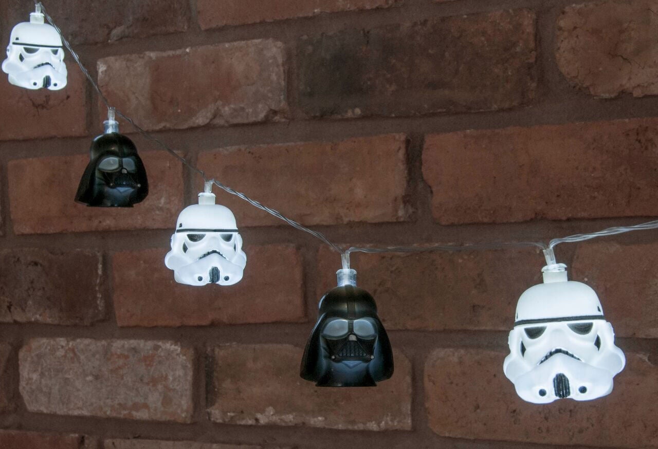 Star Wars Darthvader and Stormtrooper String Lights - IWOOT UK