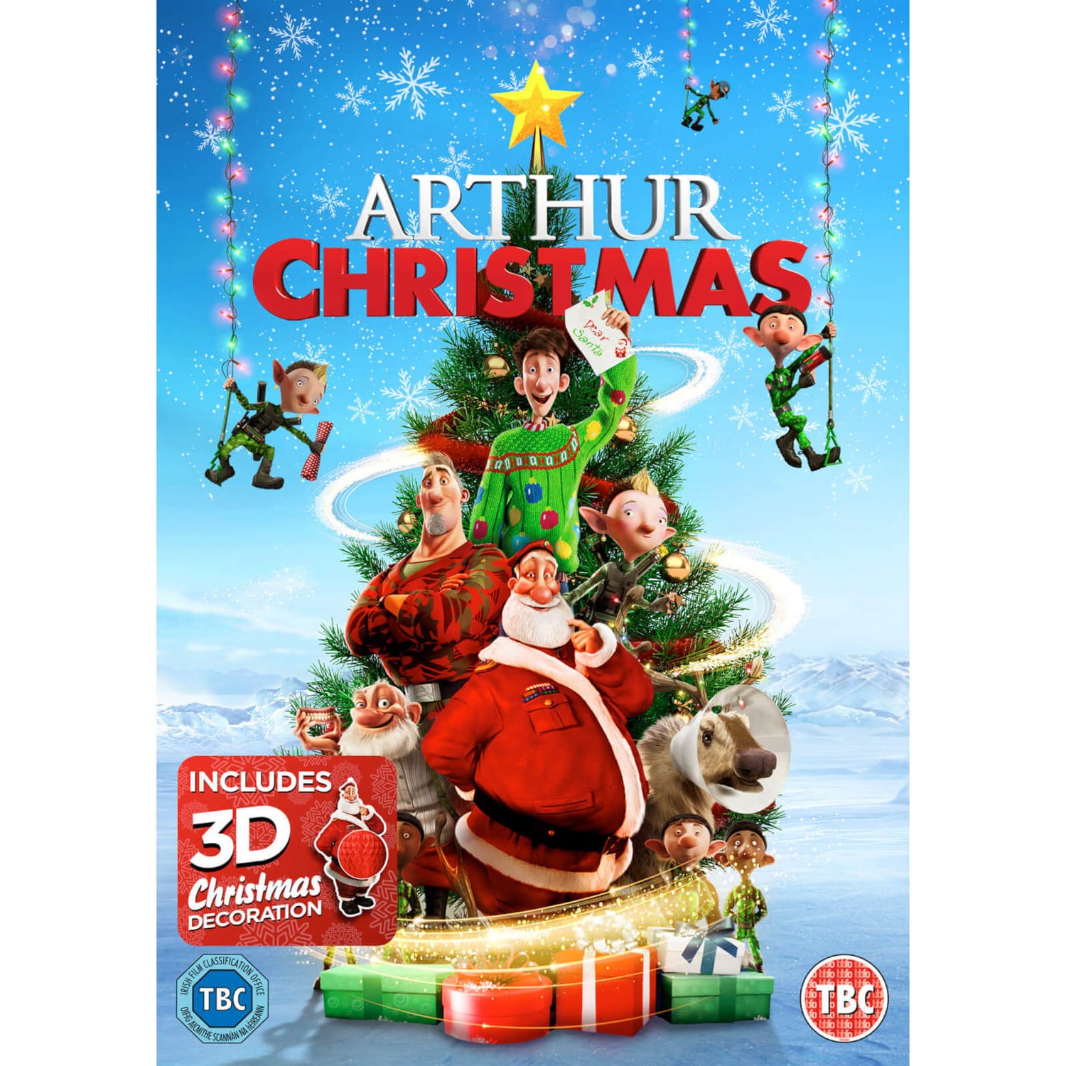 Arthur Christmas - Incl. Christmas Decoration DVD - Zavvi UK