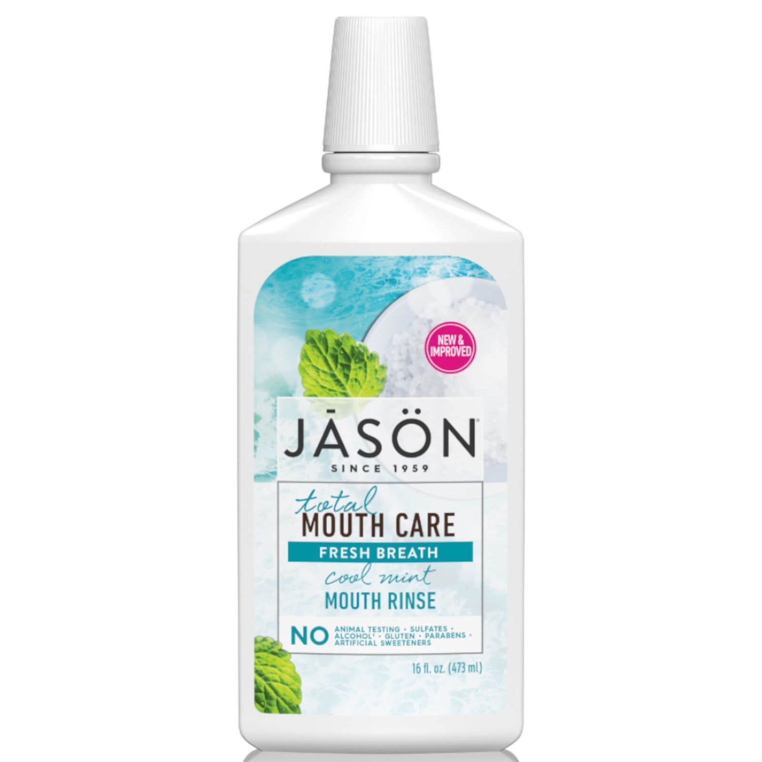JASON Sea Salt Mouthwash 474ml - LOOKFANTASTIC