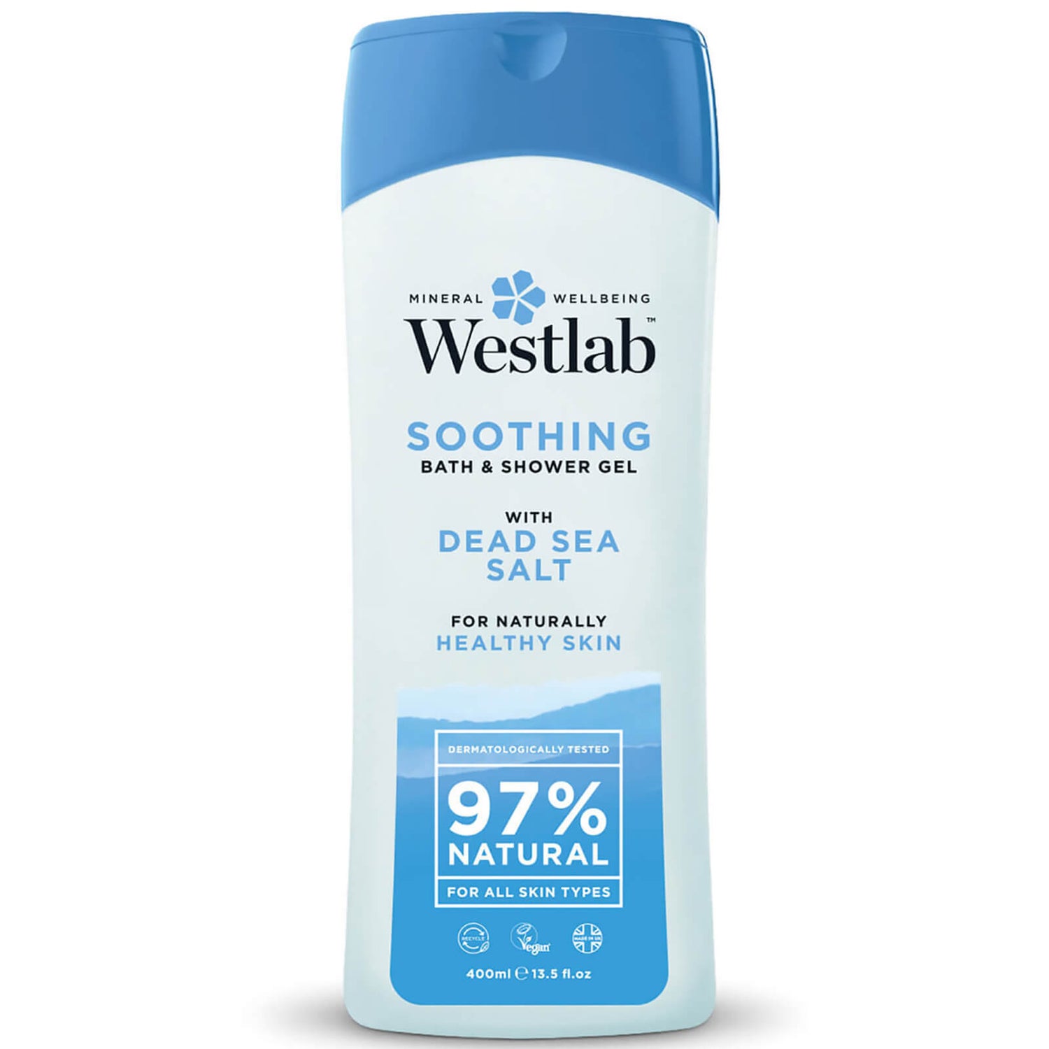Westlab Soothing Shower Wash with Pure Dead Sea Salt Minerals 400ml ...