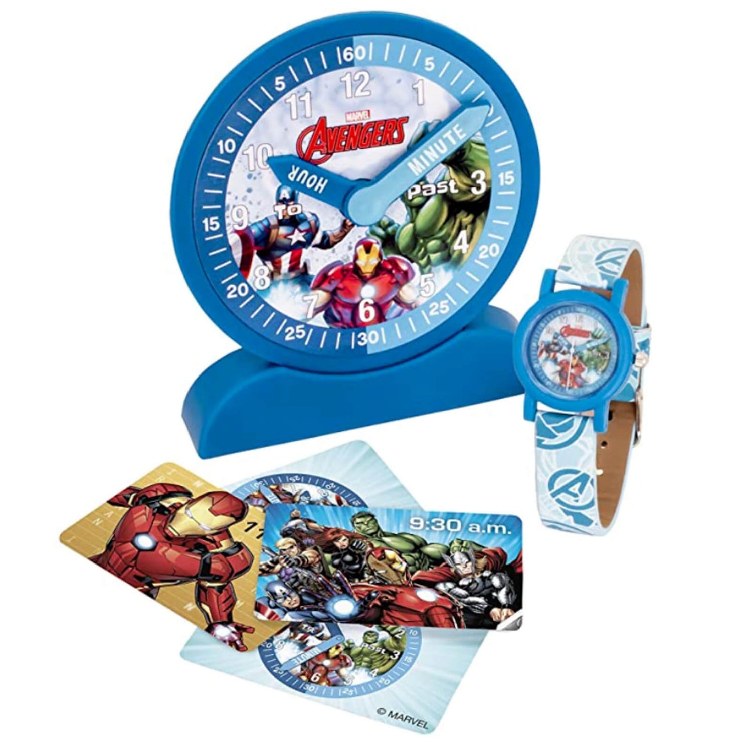 Marvel Super Hero Adventures Time Teacher Clock Traditional Gifts ...