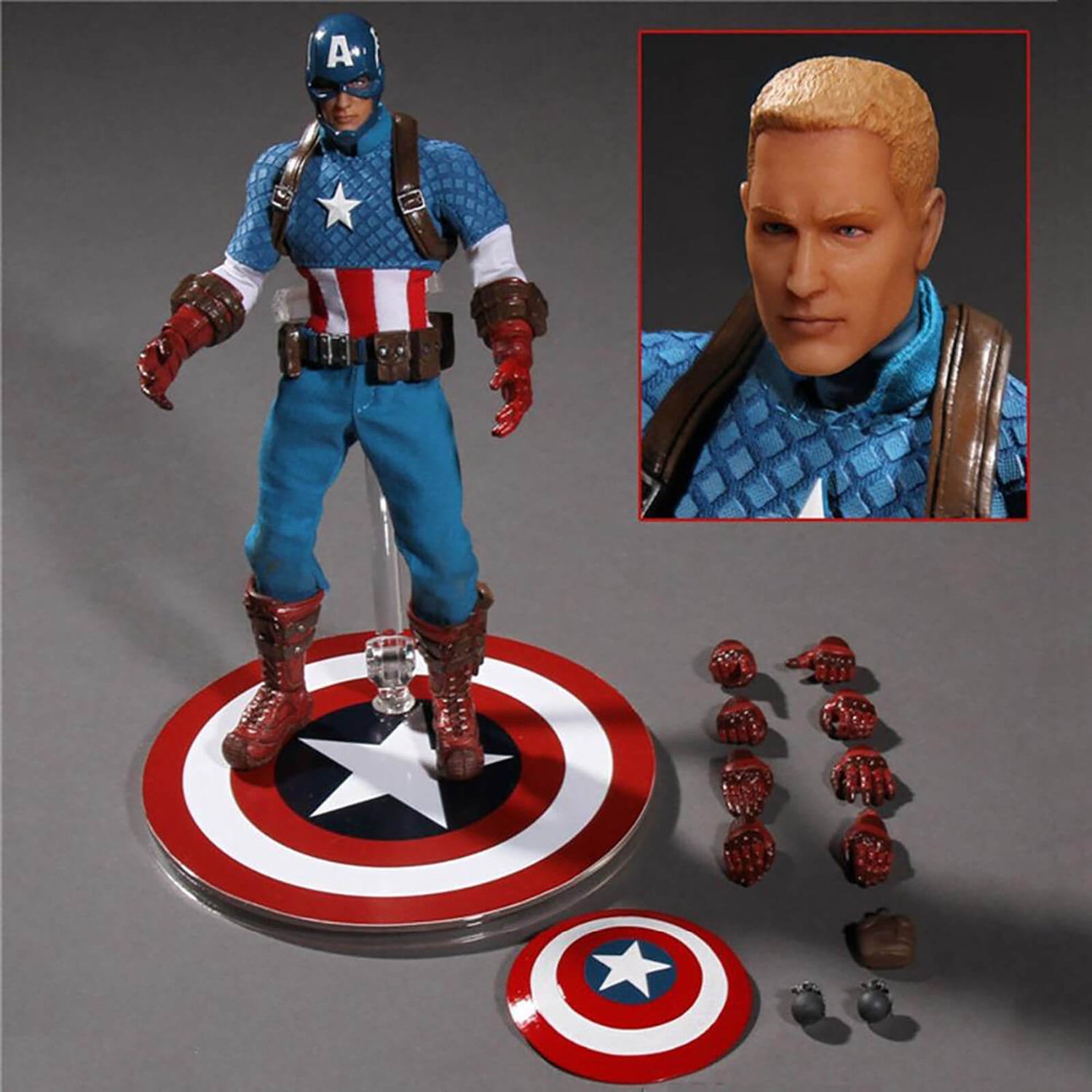 Mezco One 12 Collective Presents Captain America Merchandise Zavvi UK