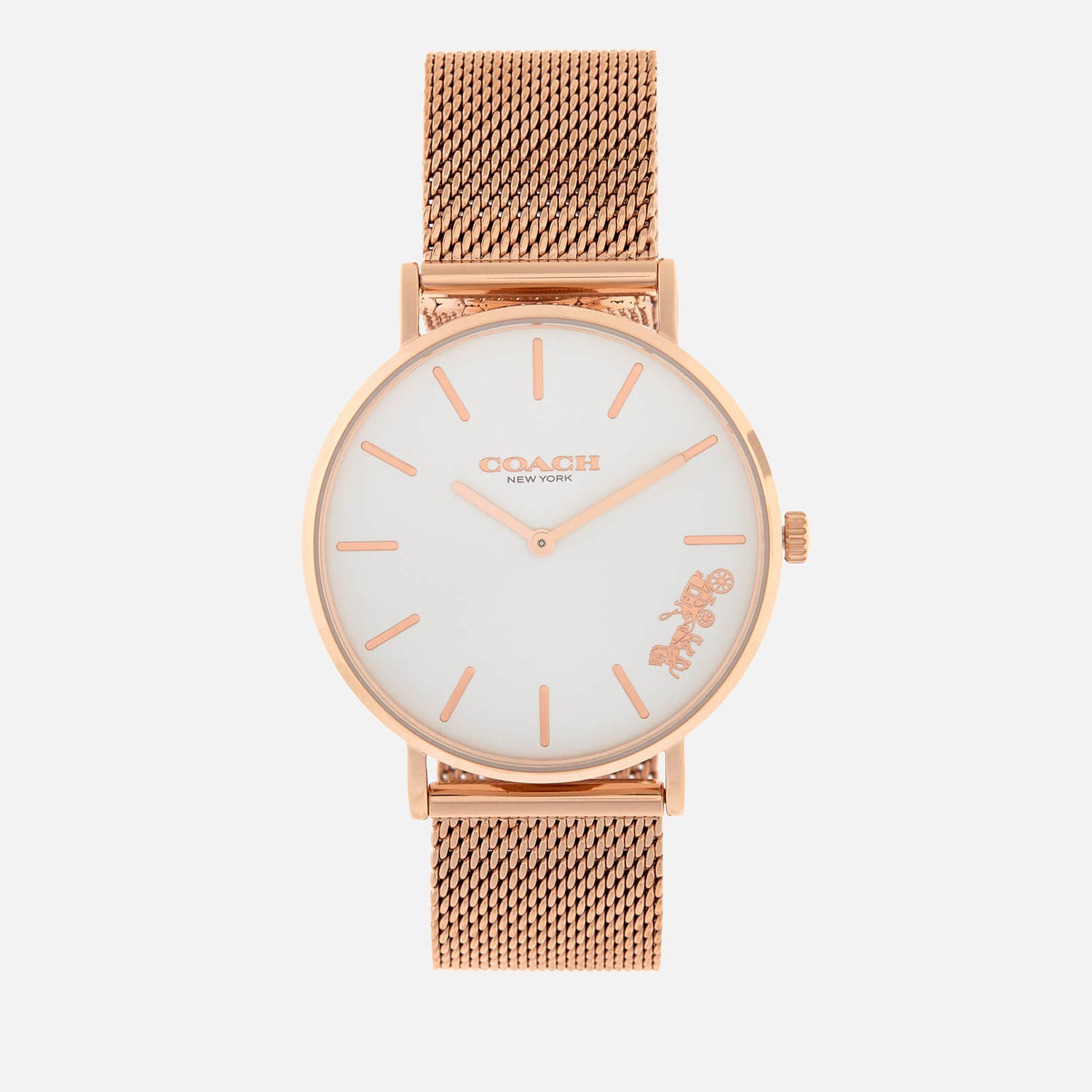 Coach Women's Perry Link Metal Watch - Rosegold